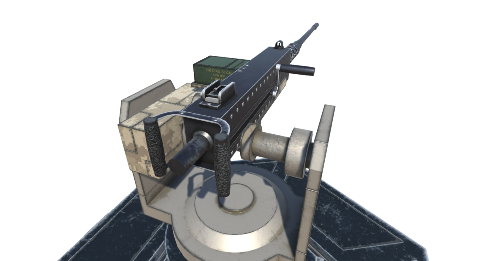 3D Modern Unmanned Turrets Model - TurboSquid 1445326