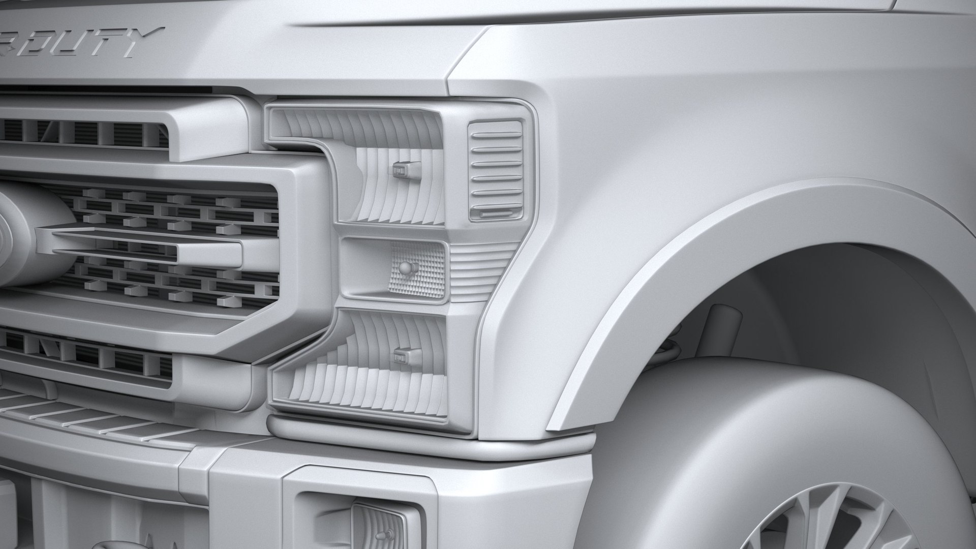 Ford F250 Super Duty Lariat 2022 3D model - TurboSquid 1773638