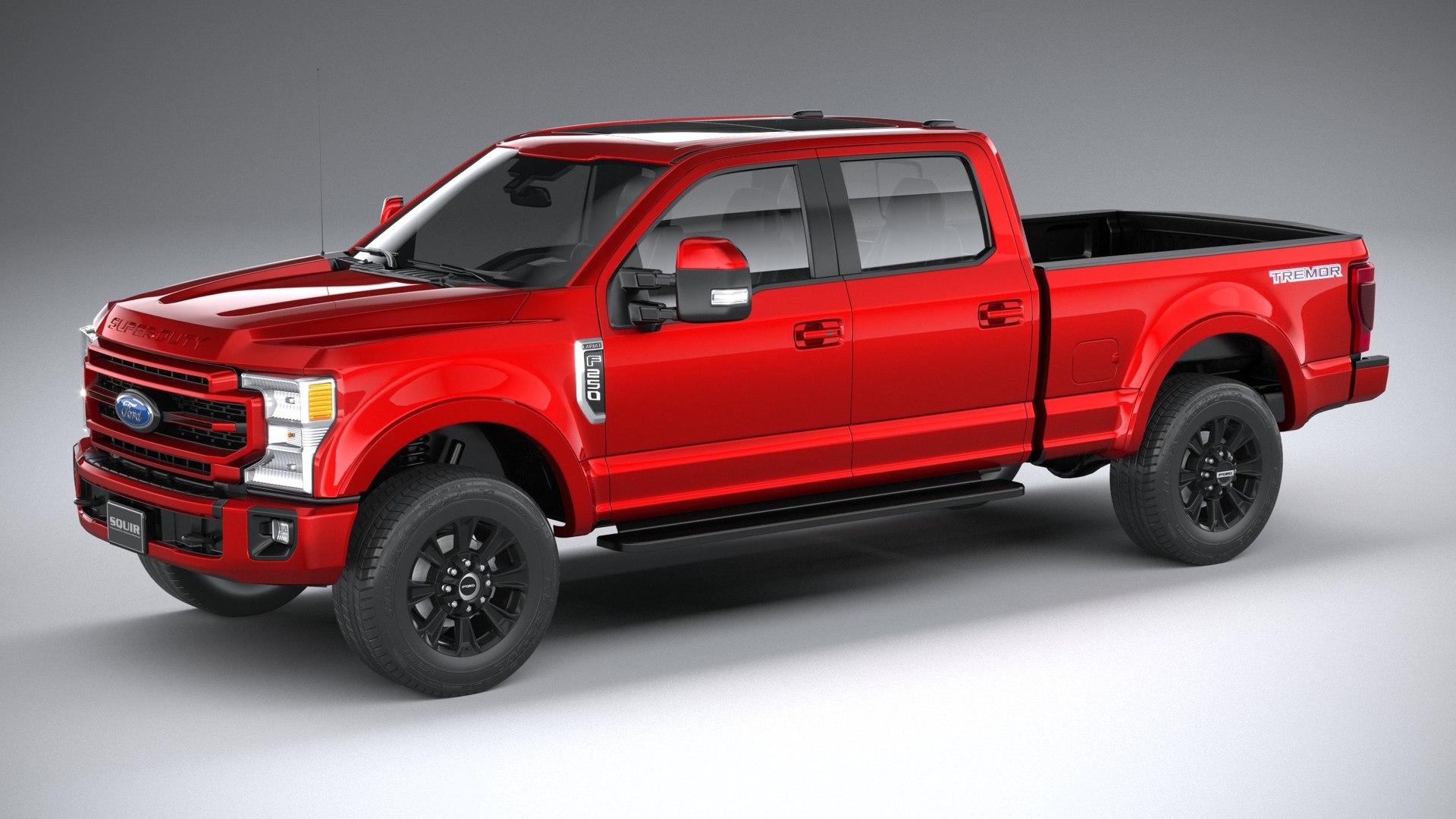 Ford F250 Super Duty Lariat 2022 3D model - TurboSquid 1773638