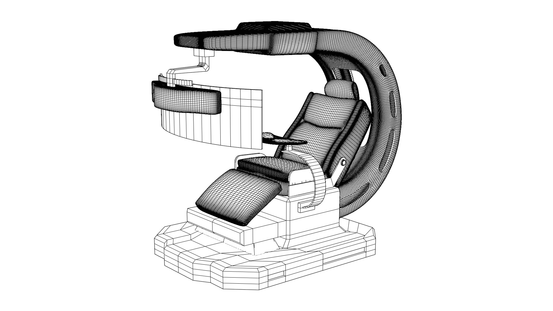 Futuristic Chair 3D Model - TurboSquid 2025806