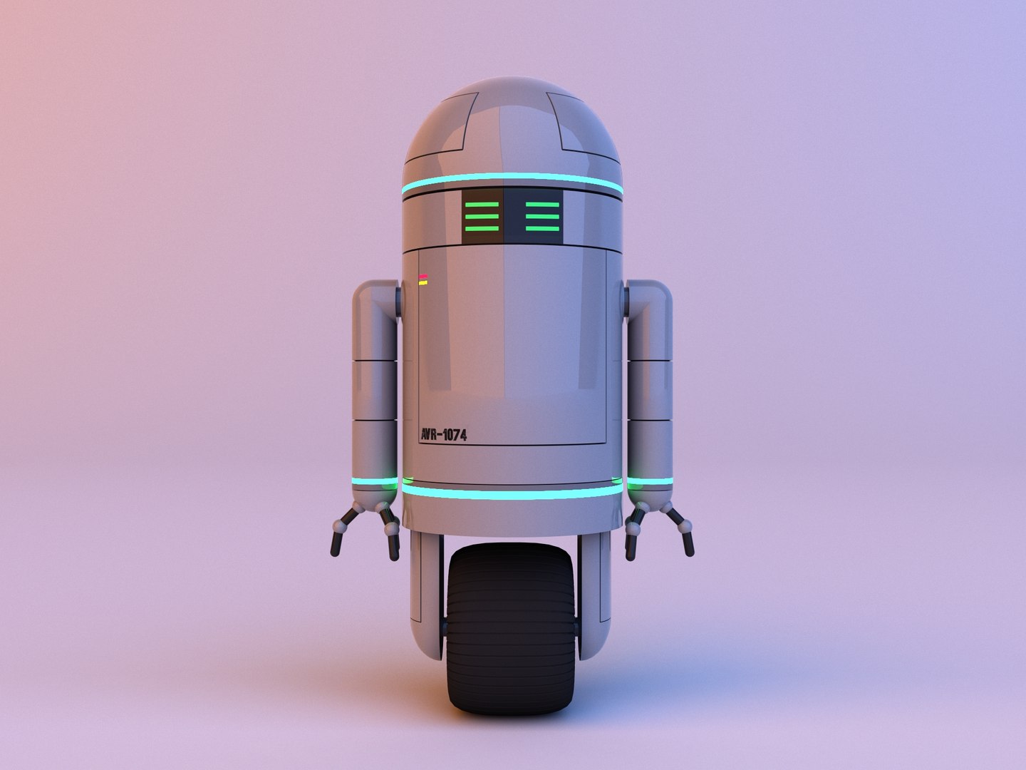 3D Futuristic Cute Robot -android - TurboSquid 1901425