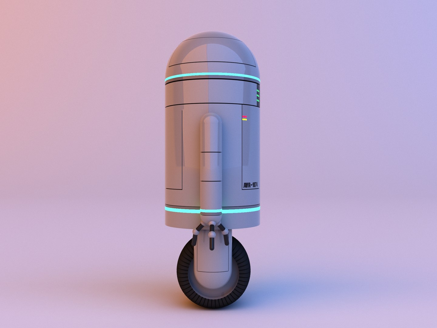 3D Futuristic Cute Robot -android - TurboSquid 1901425