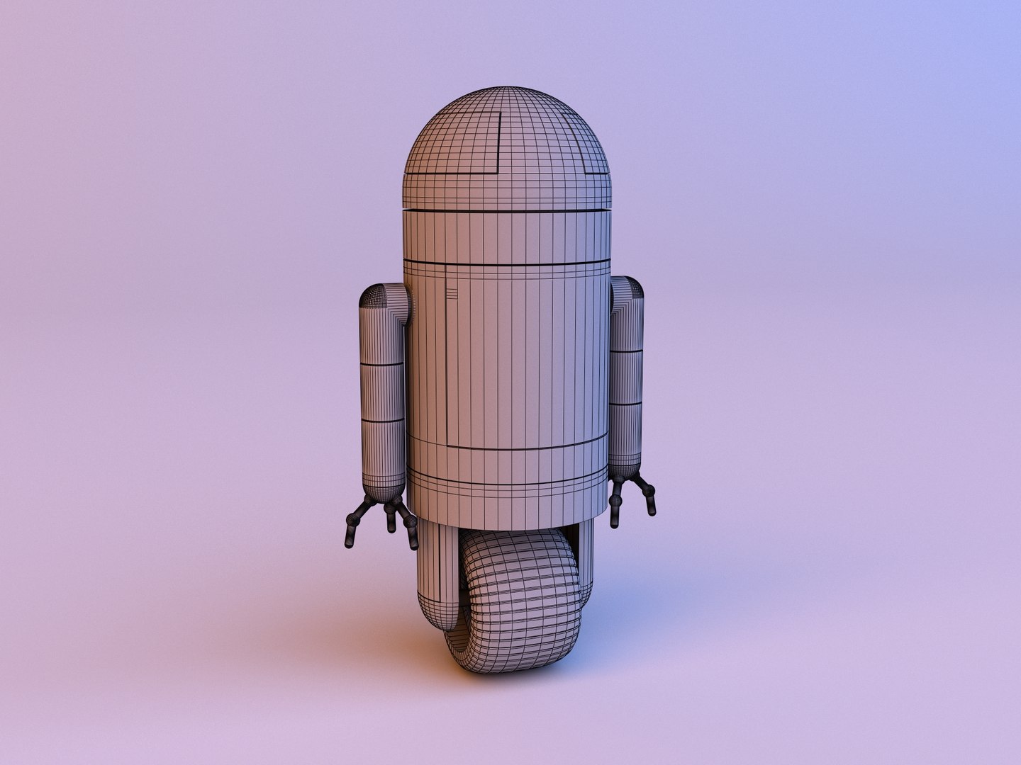 3D Futuristic Cute Robot -android - TurboSquid 1901425