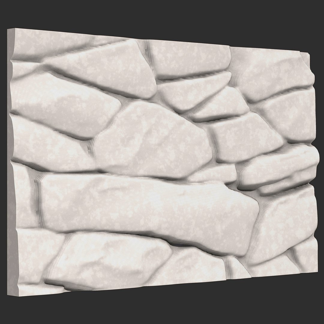 3D Stone Wall 47 - TurboSquid 2297259