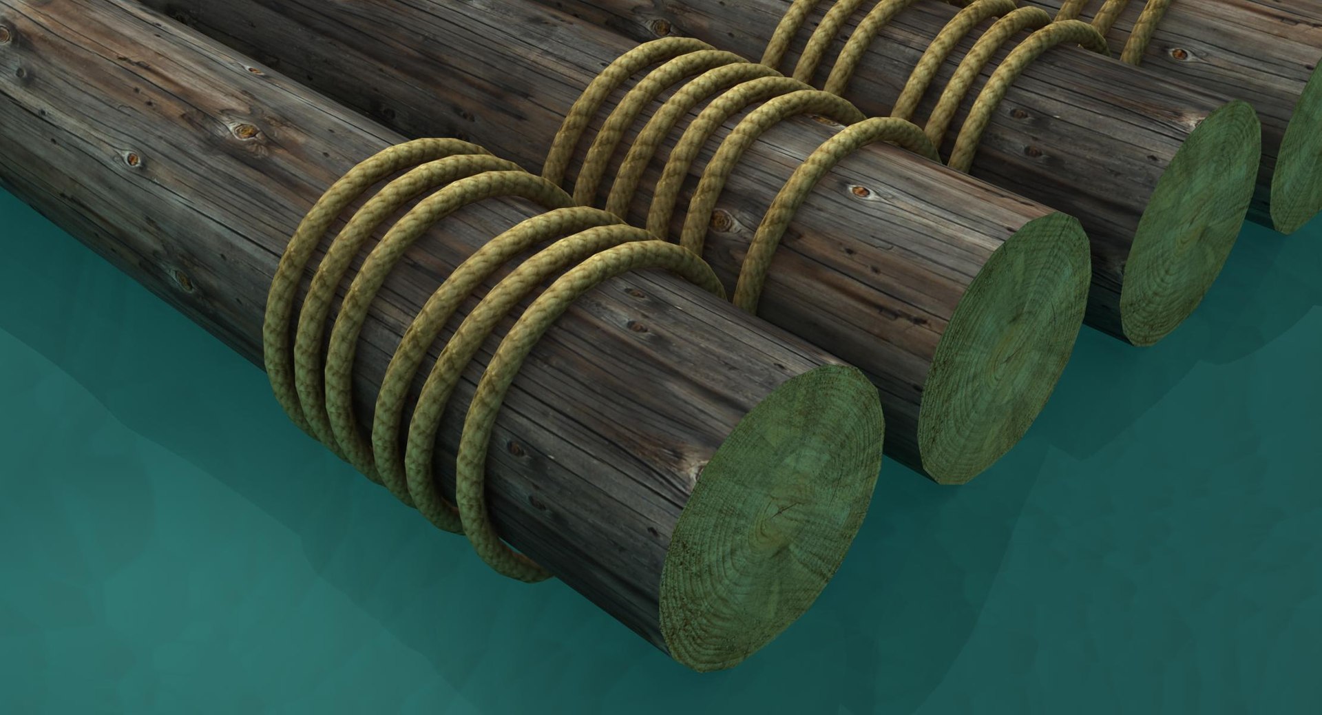 3d Model Of Raft
