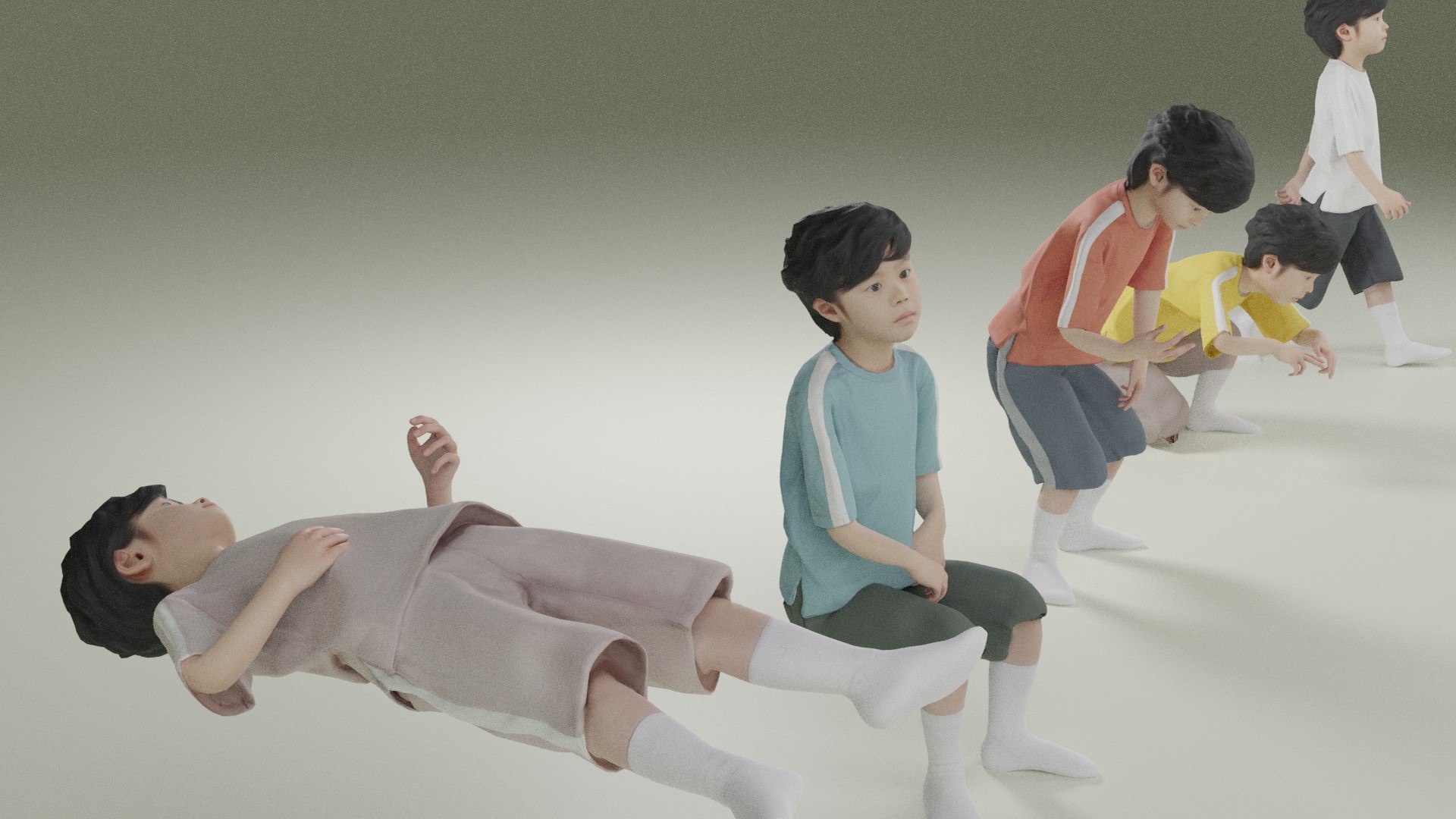 3D Animated 3D-Boy-japanese 228Rui Socks - TurboSquid 2053170