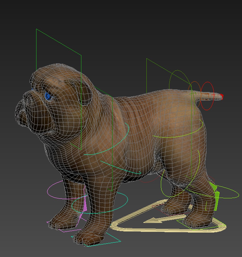 Pug Dog Low-poly 3D Model - TurboSquid 1463532