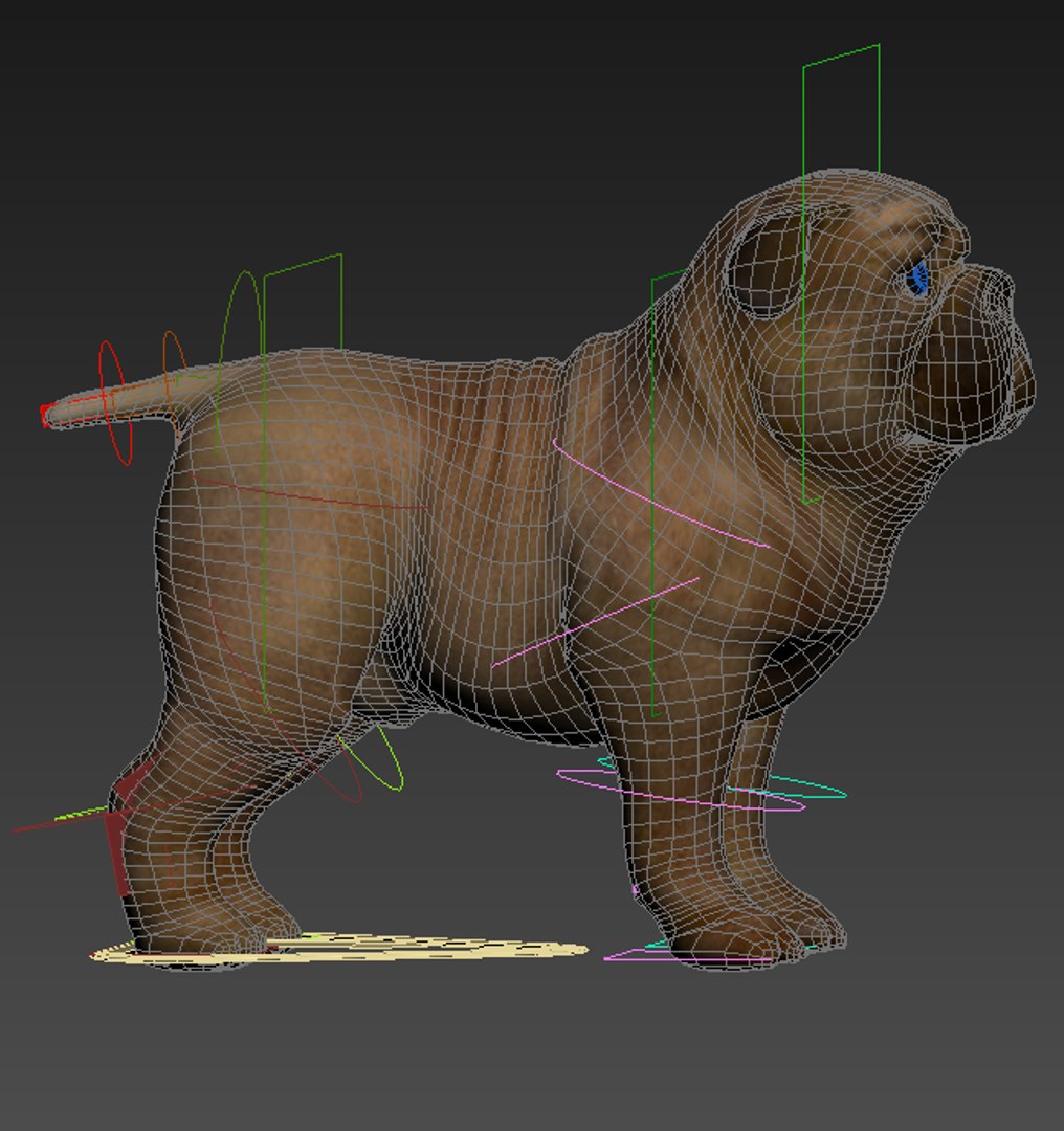 Pug Dog Low-poly 3D Model - TurboSquid 1463532