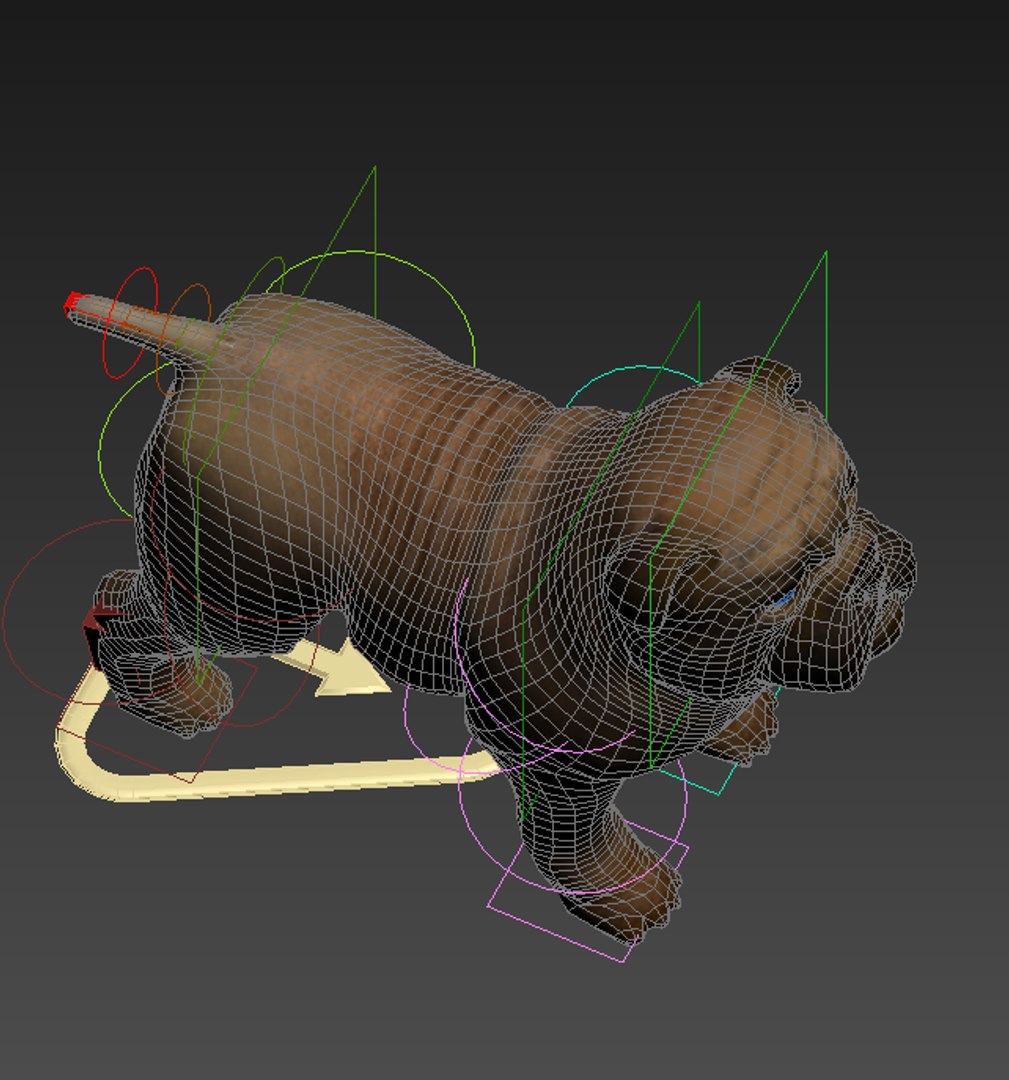 Pug Dog Low-poly 3D Model - TurboSquid 1463532
