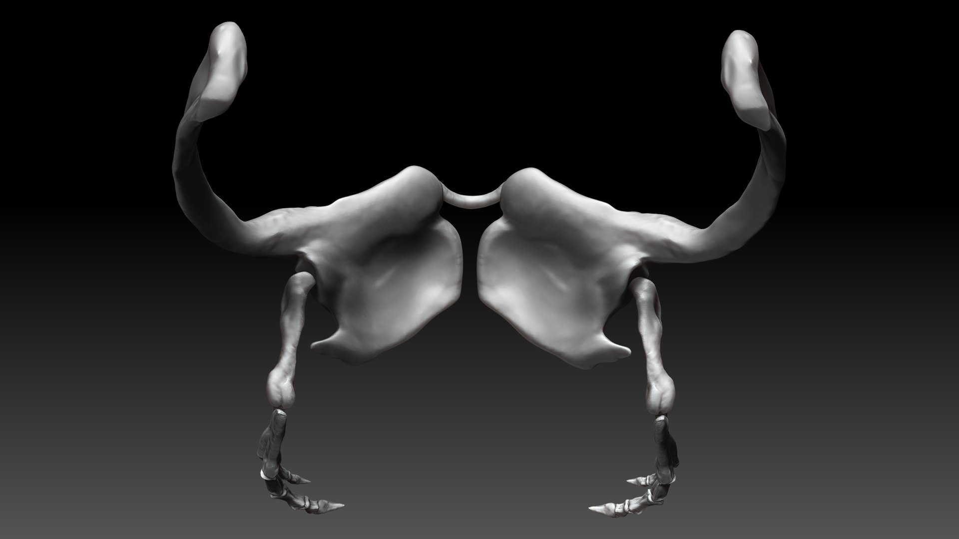 Tarbosaurus Bataar Arms Set 3D Model - TurboSquid 1902206