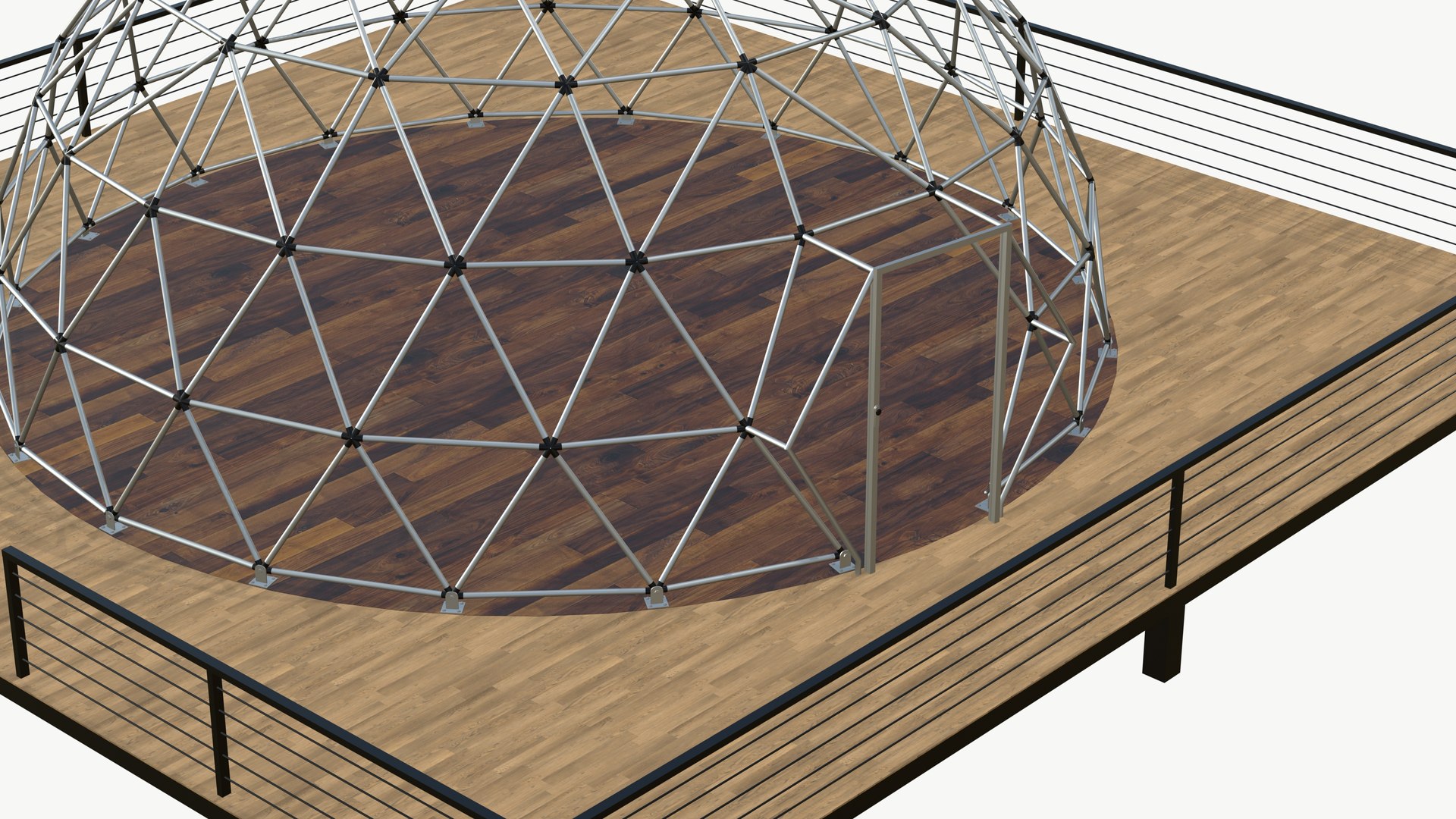 3D Geodesic Dome New Design Model - TurboSquid 2043776
