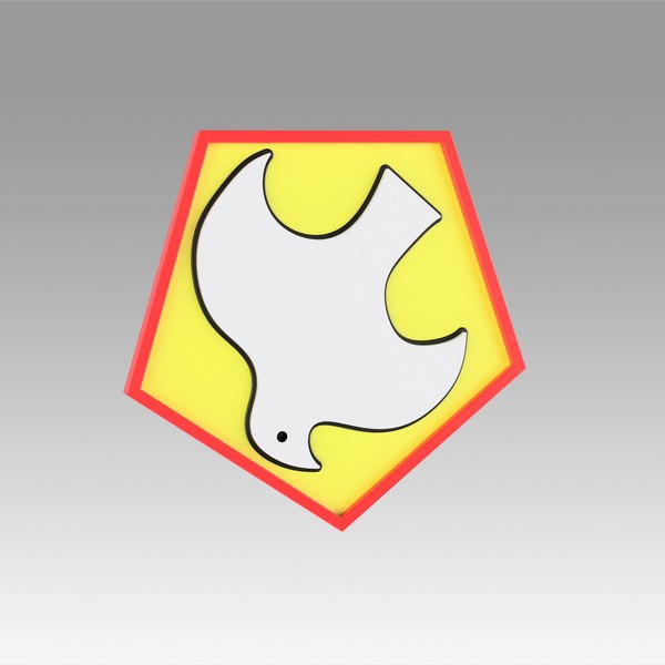 Emblema do logotipo do Peacemaker Modelo 3D - TurboSquid 1805272