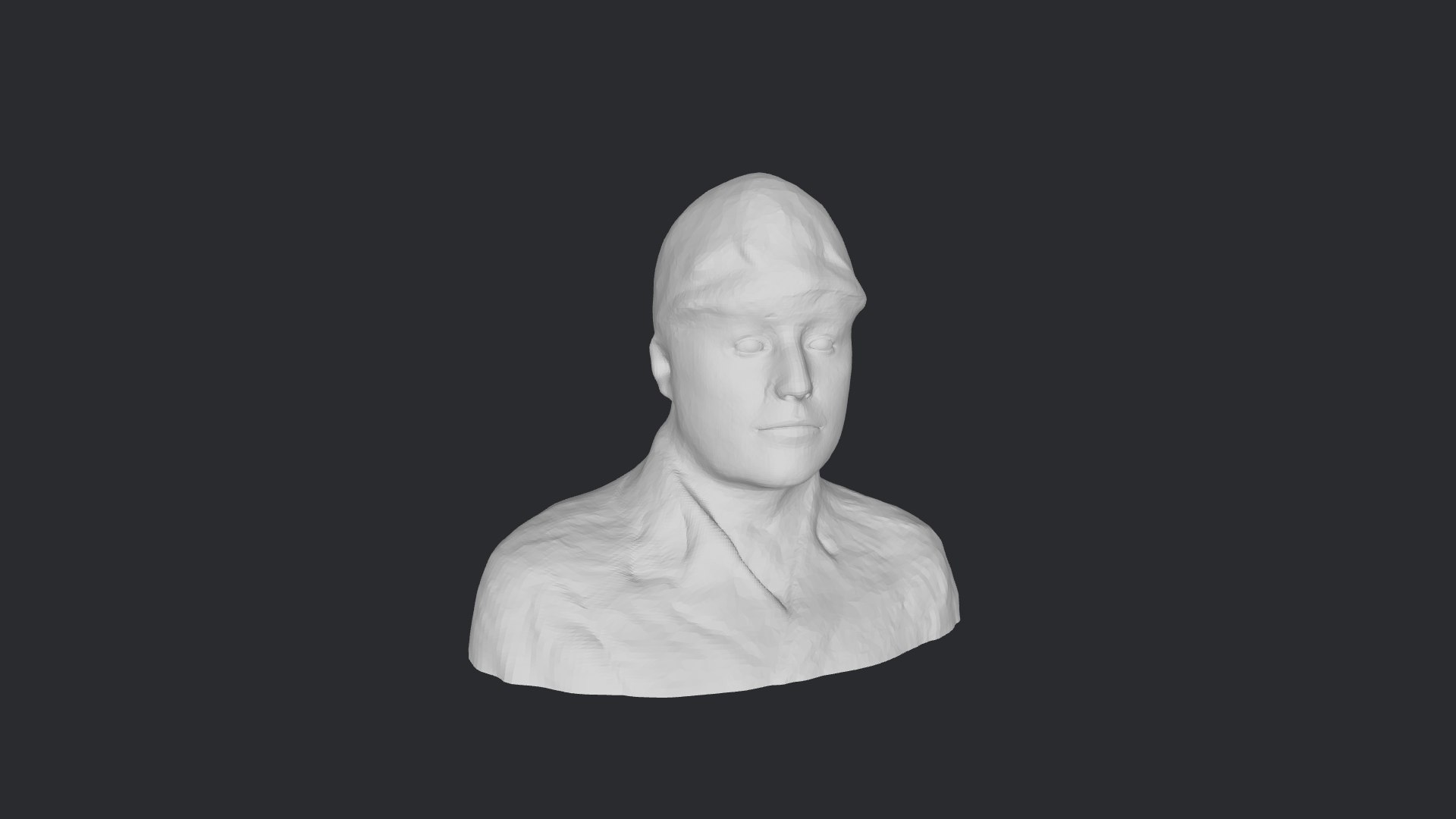 Benito Mussolini- Realistic Bust Head Ready 3D Model - TurboSquid 1820015