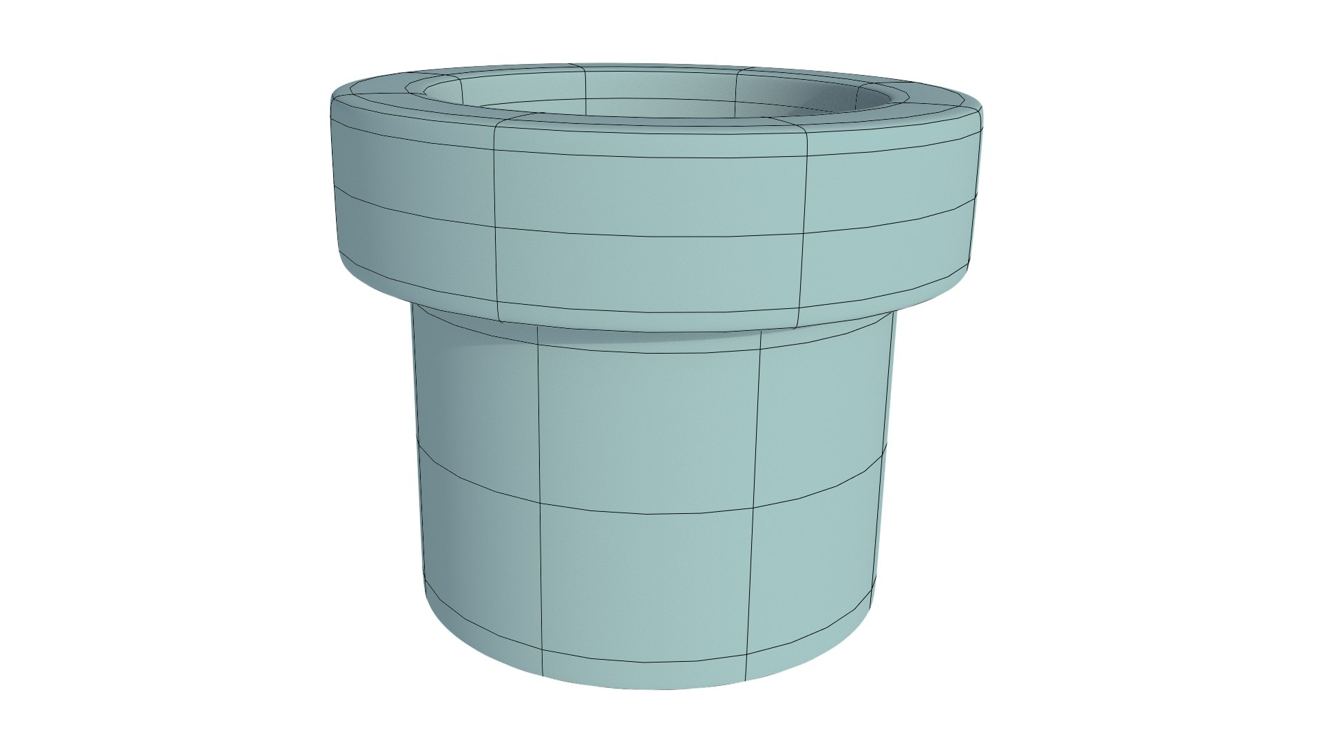 Warp Pipe - Mario 3D Model - TurboSquid 2143343