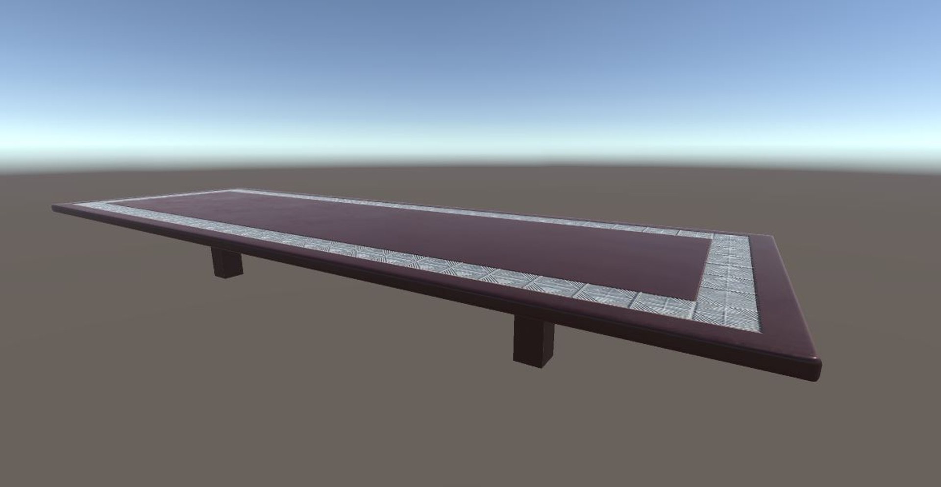 Unity Table Inset 3d 3ds