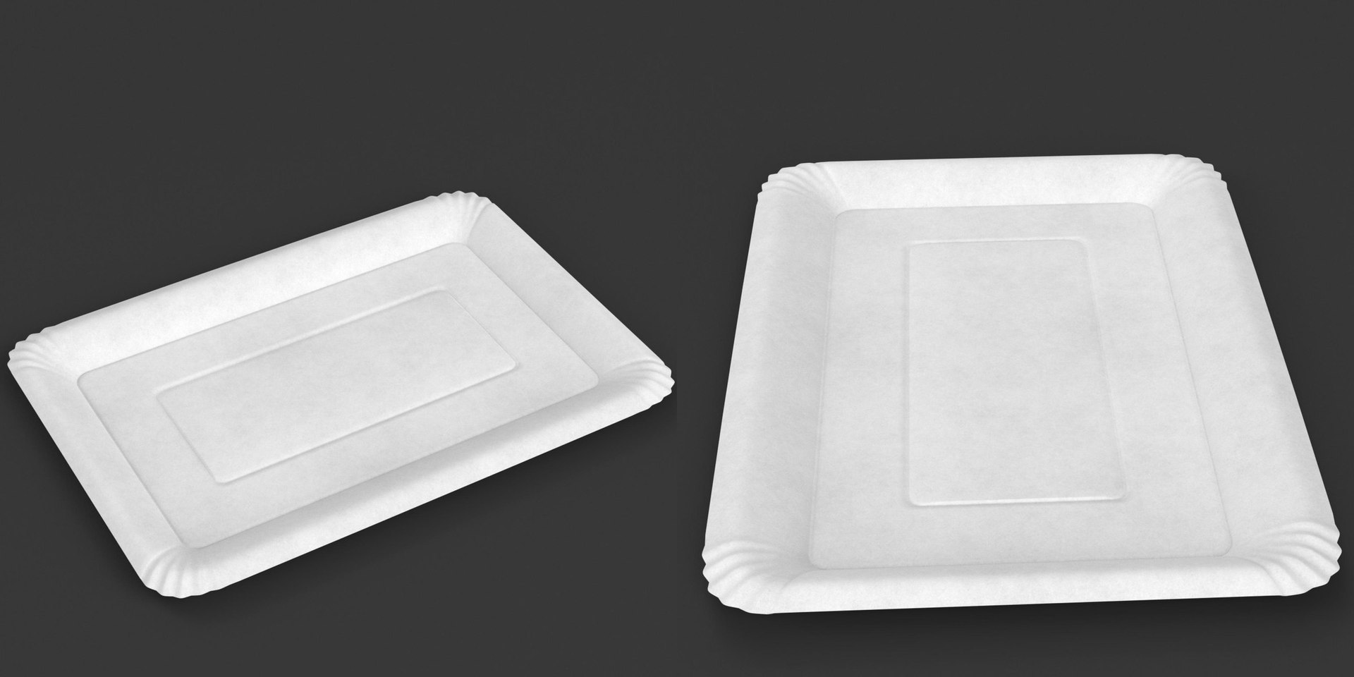 3D Cardboard Tray Model - TurboSquid 2194178