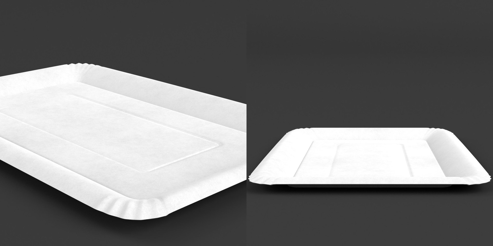 3D Cardboard Tray Model - TurboSquid 2194178