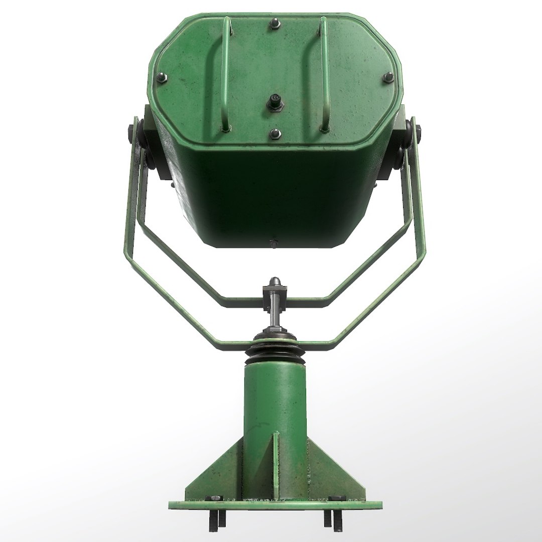 3D Searchlight V 2 Green - TurboSquid 1496730