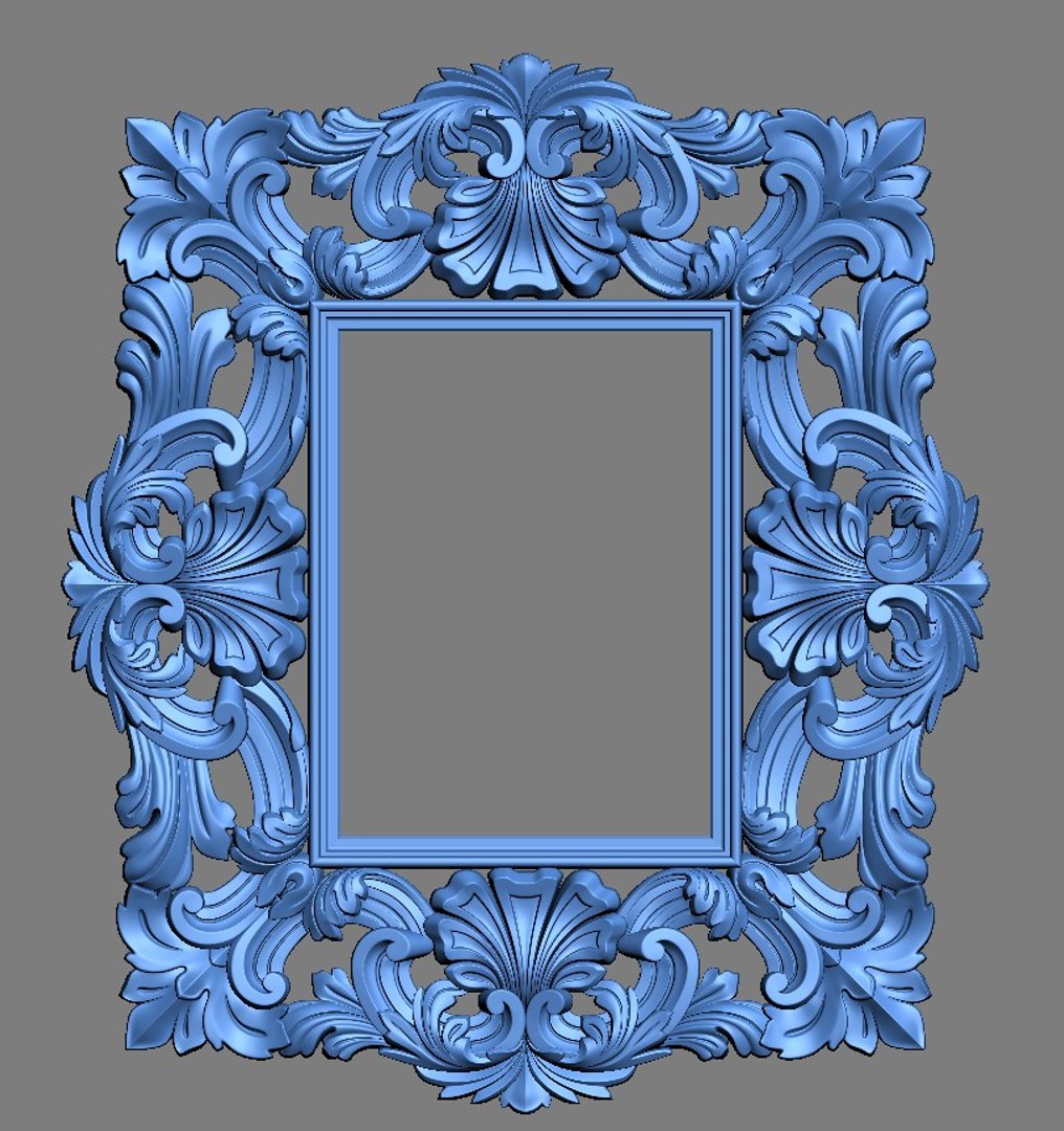 Classic frame 3D model - TurboSquid 1157814