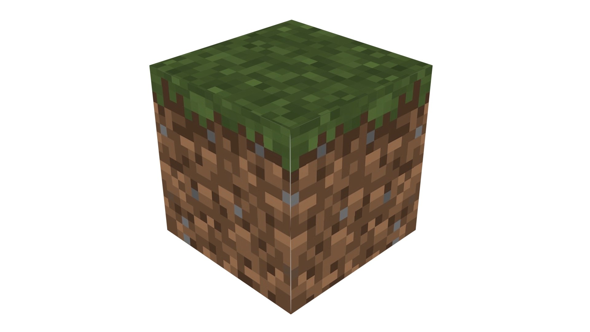 3D Minecraft Grass Model - TurboSquid 2334275