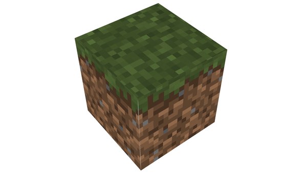 modelo 3d Hierba de Minecraft - TurboSquid 2334275