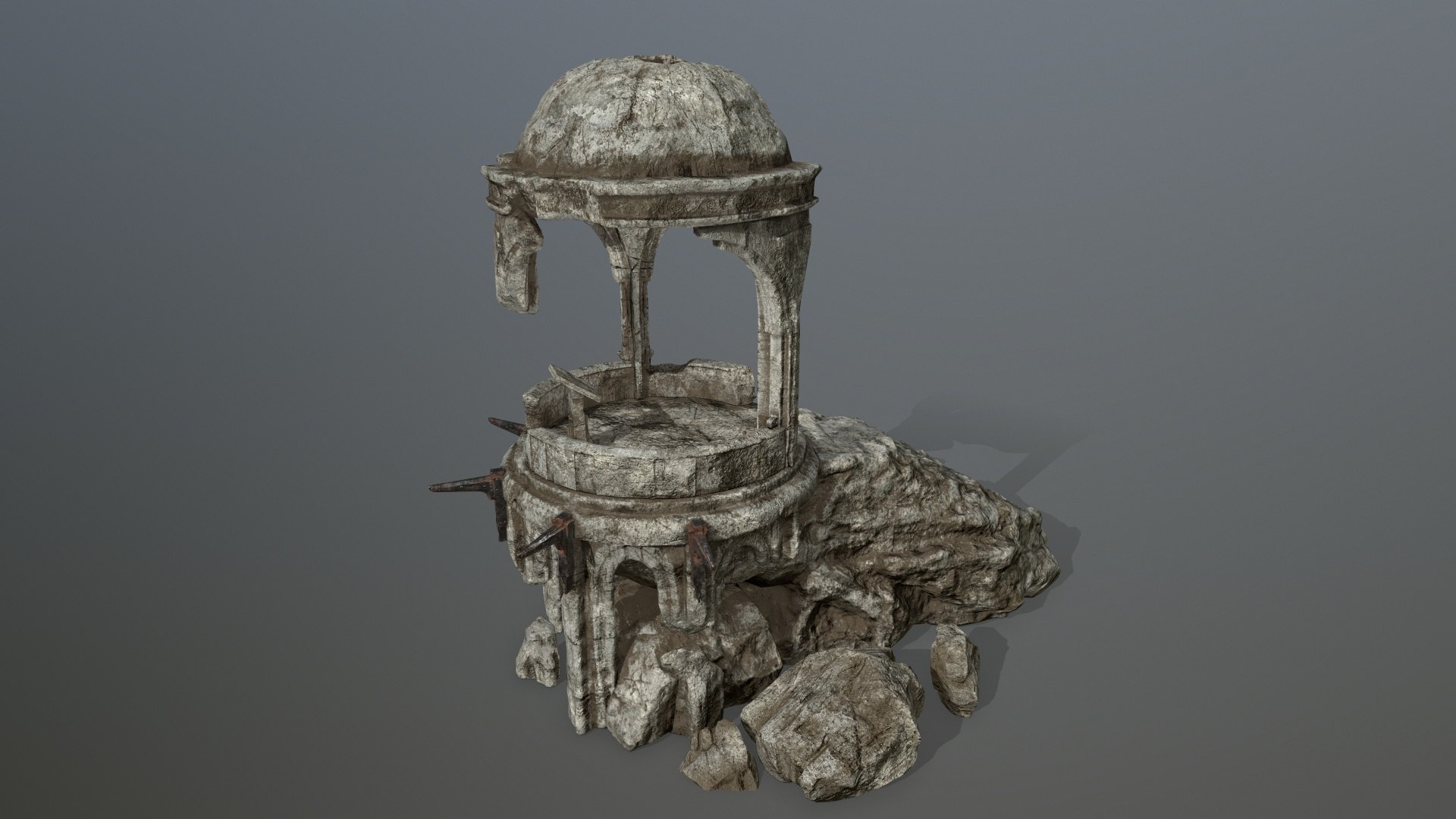Old Temple 3D Model - TurboSquid 1379702