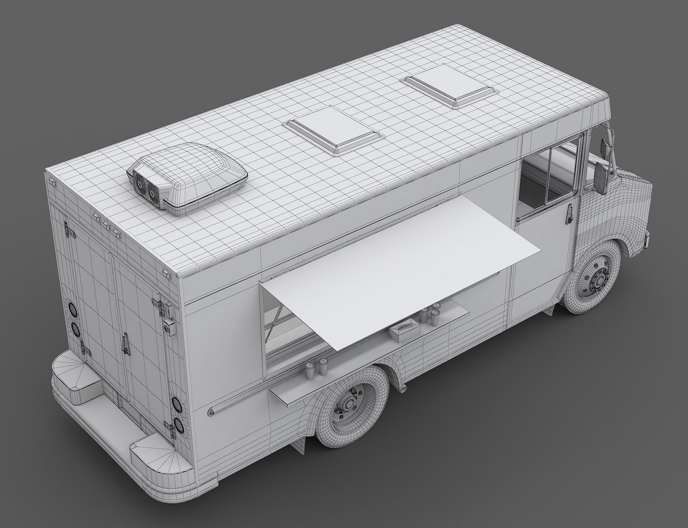 Food Truck 3D Model - TurboSquid 1204022