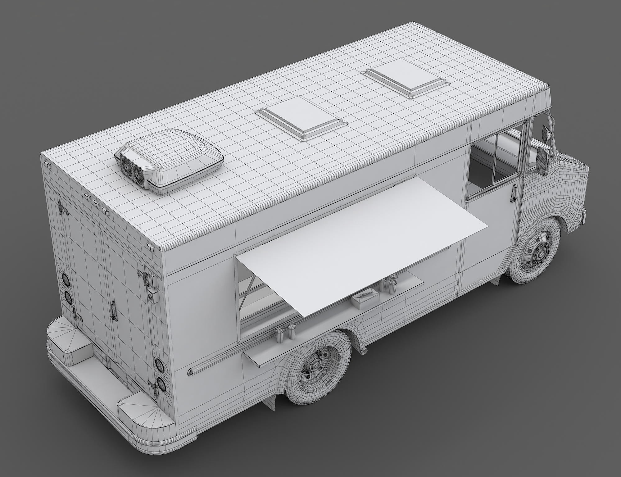 Food truck 3D model - TurboSquid 1204022