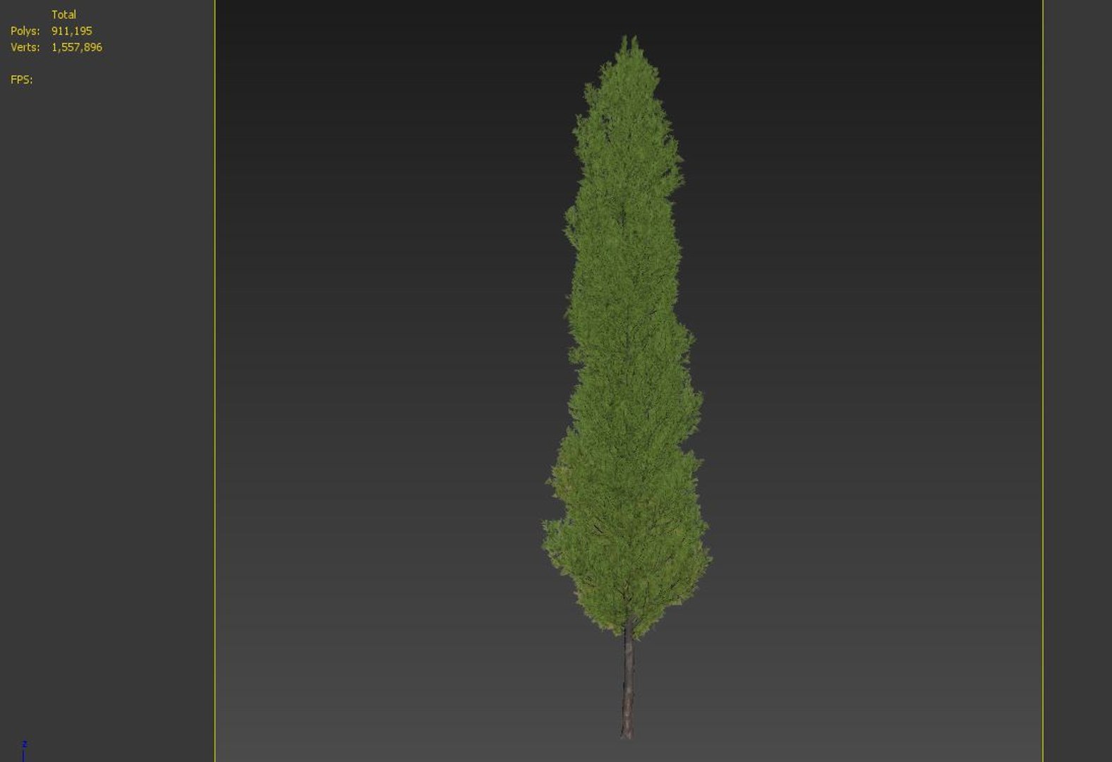 Italian cypress 2 3D model - TurboSquid 1947864