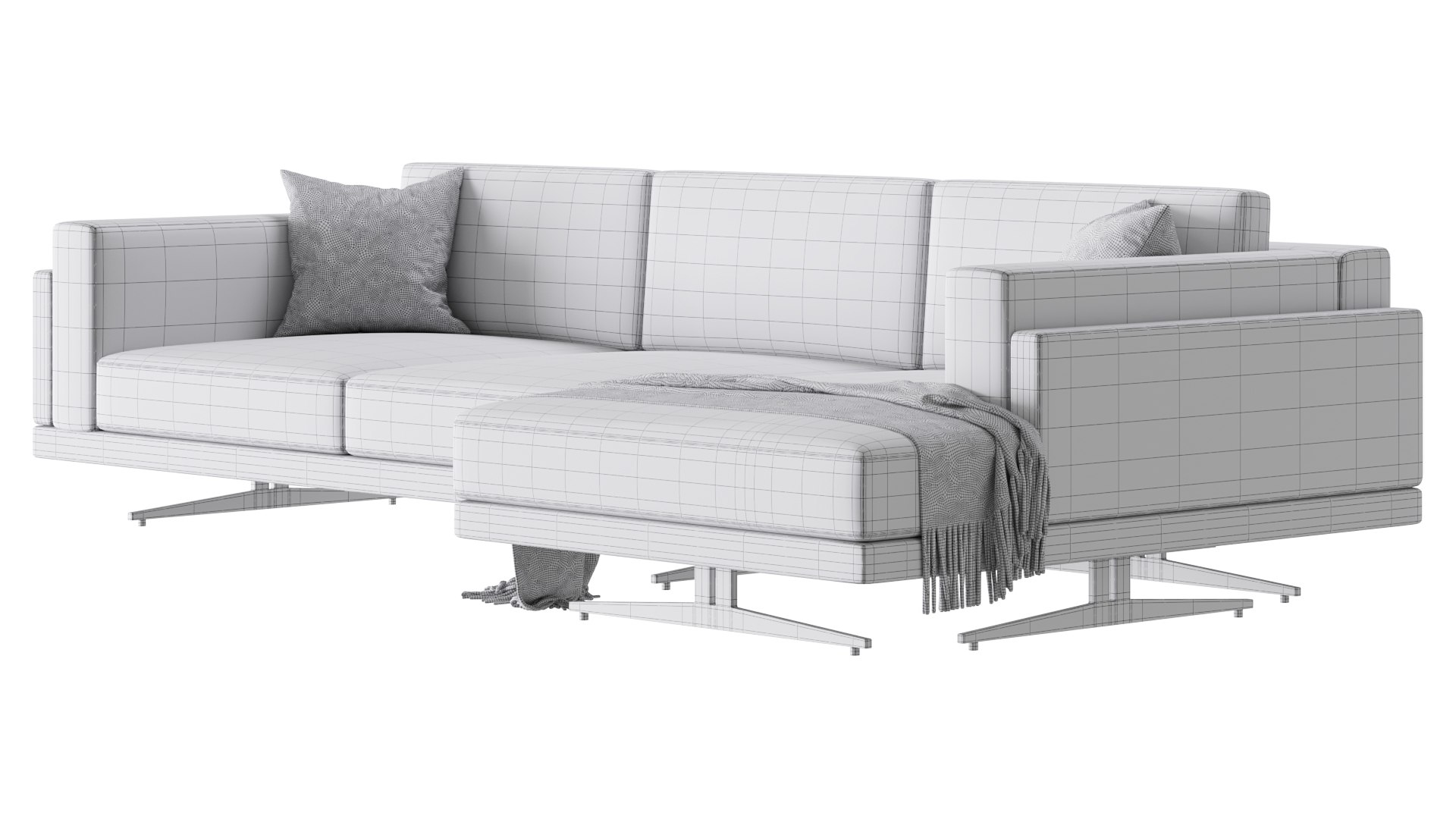 3D Modular Sofa Pike Model - TurboSquid 2195771