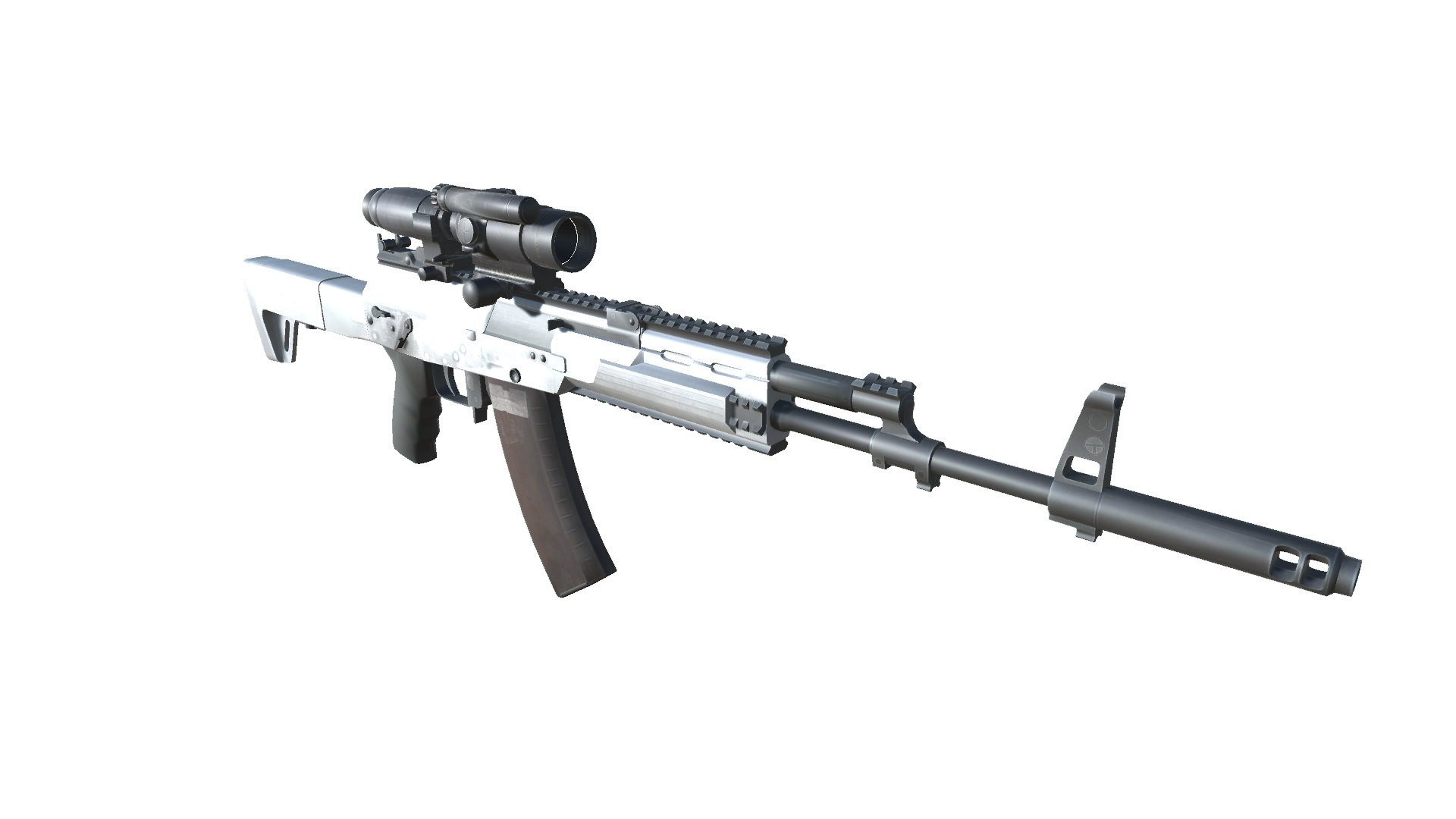 13-AK12-gun Model 3d Game Ready Model Low-poly 3D Model 3D Model ...