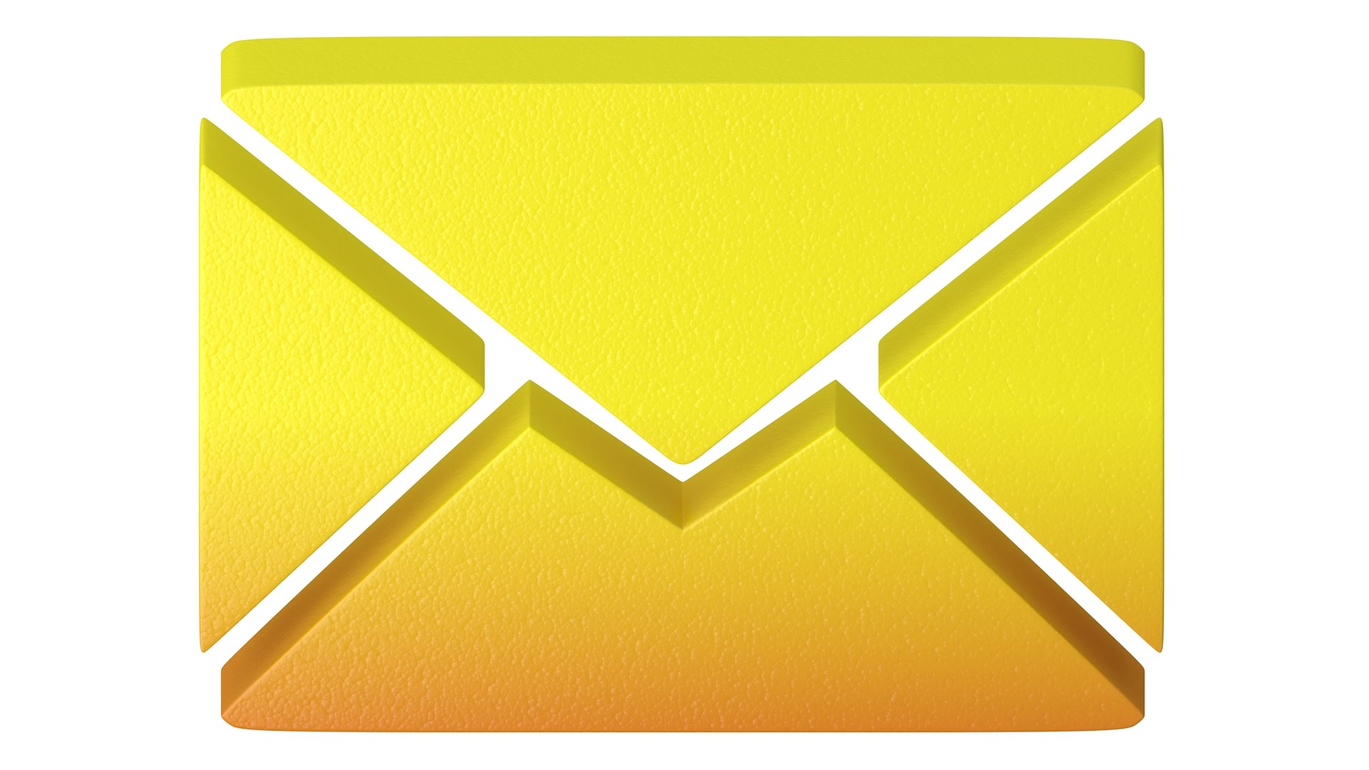 Letter Icon Yellow Model - TurboSquid 1699105