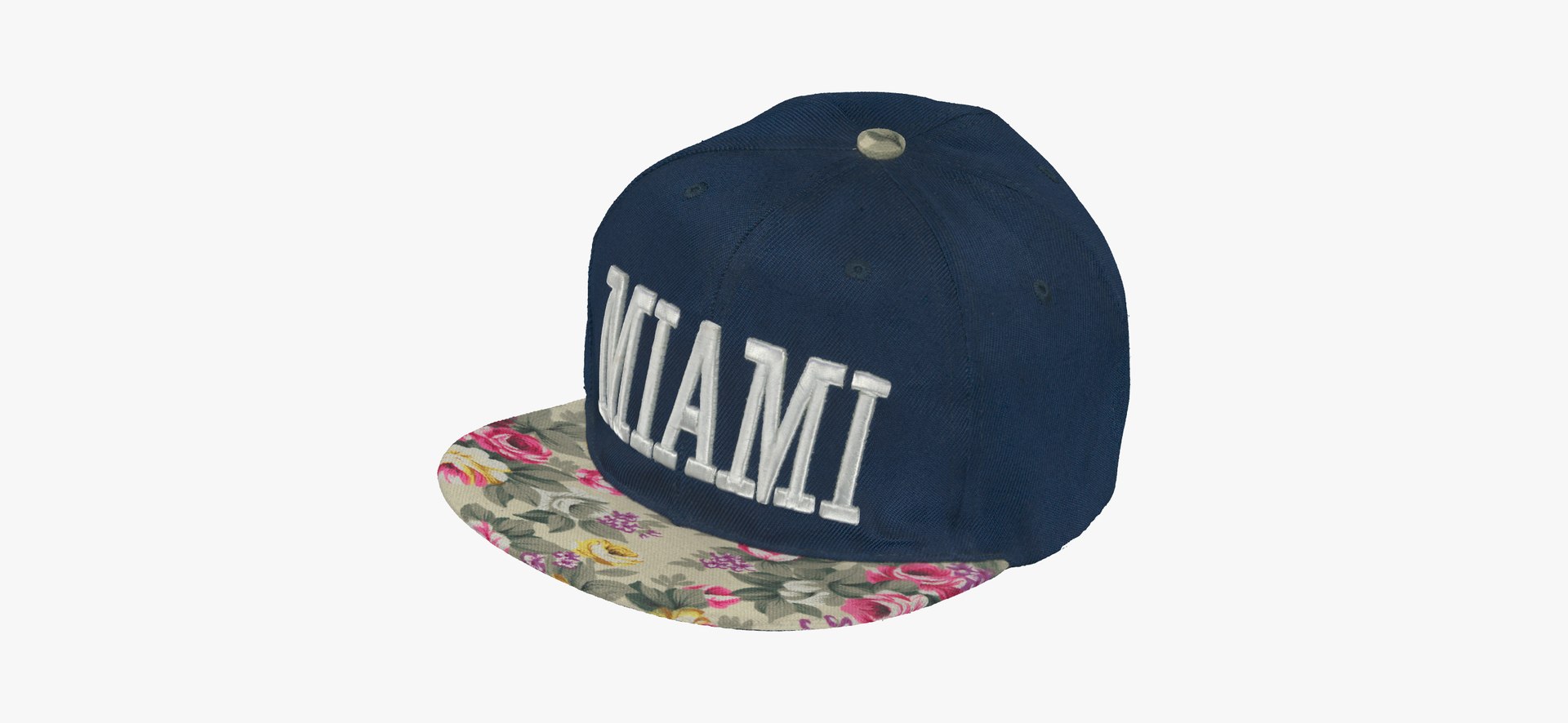 3D Miami Cap 01 Raw - TurboSquid 1621888