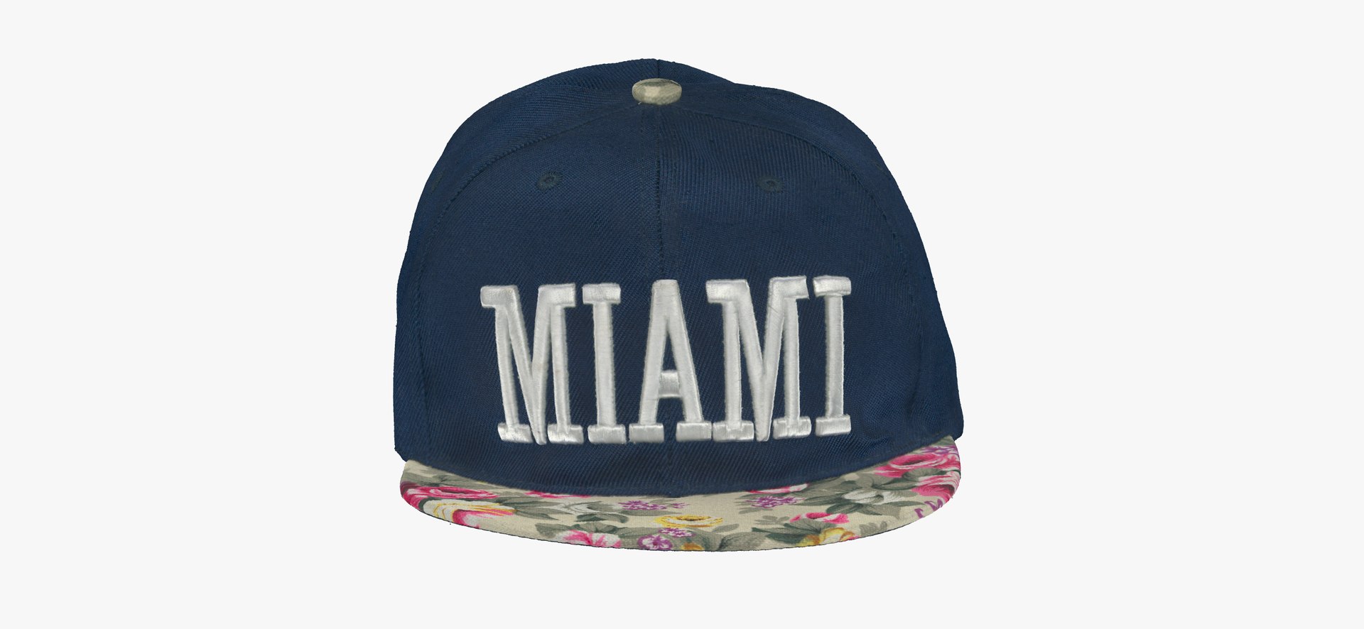 3D Miami Cap 01 Raw - TurboSquid 1621888