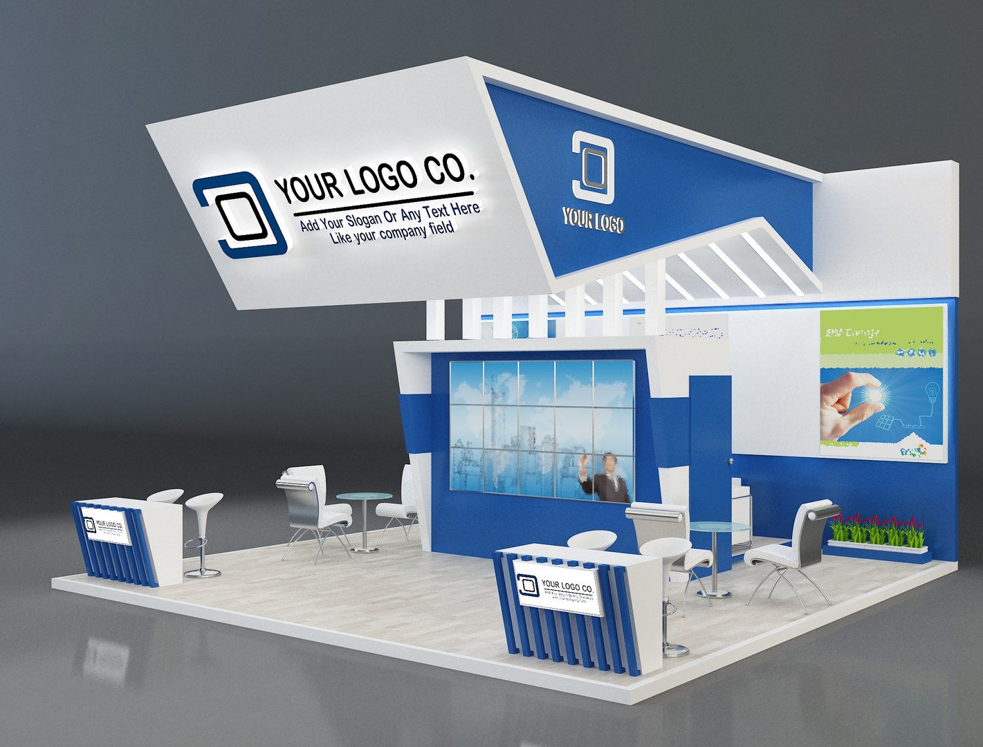 Booth Exhibition Stand a642 3D - TurboSquid 1997270