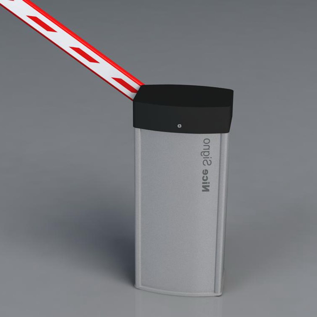 barrier street elements 3d model