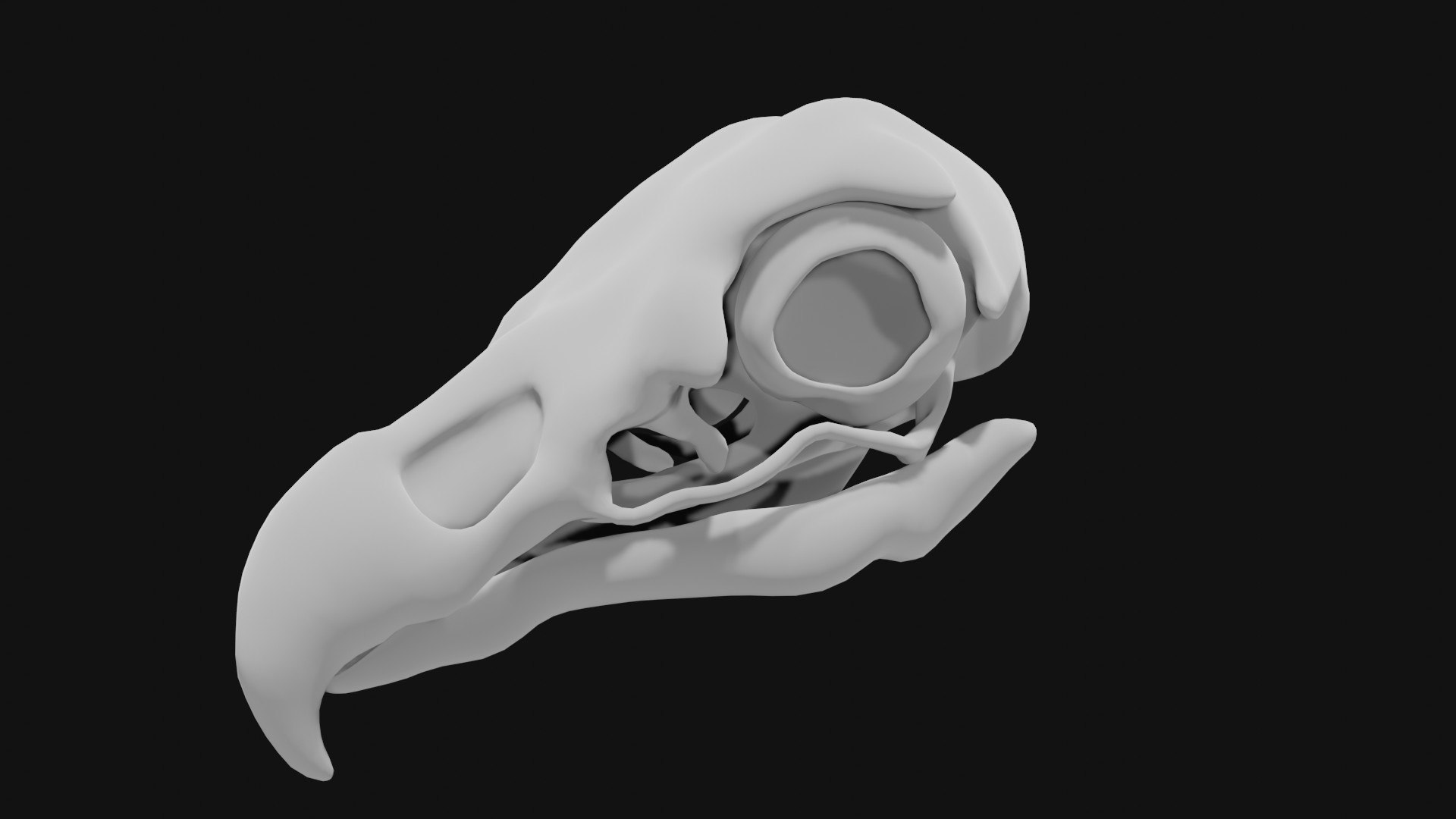 3D Eagle Skull - TurboSquid 1986114
