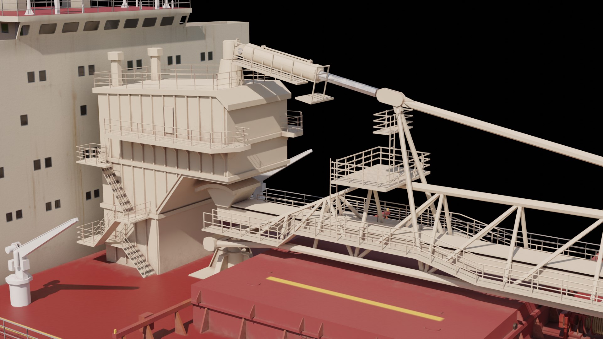 3D Self Discharger Vessel model - TurboSquid 2160587