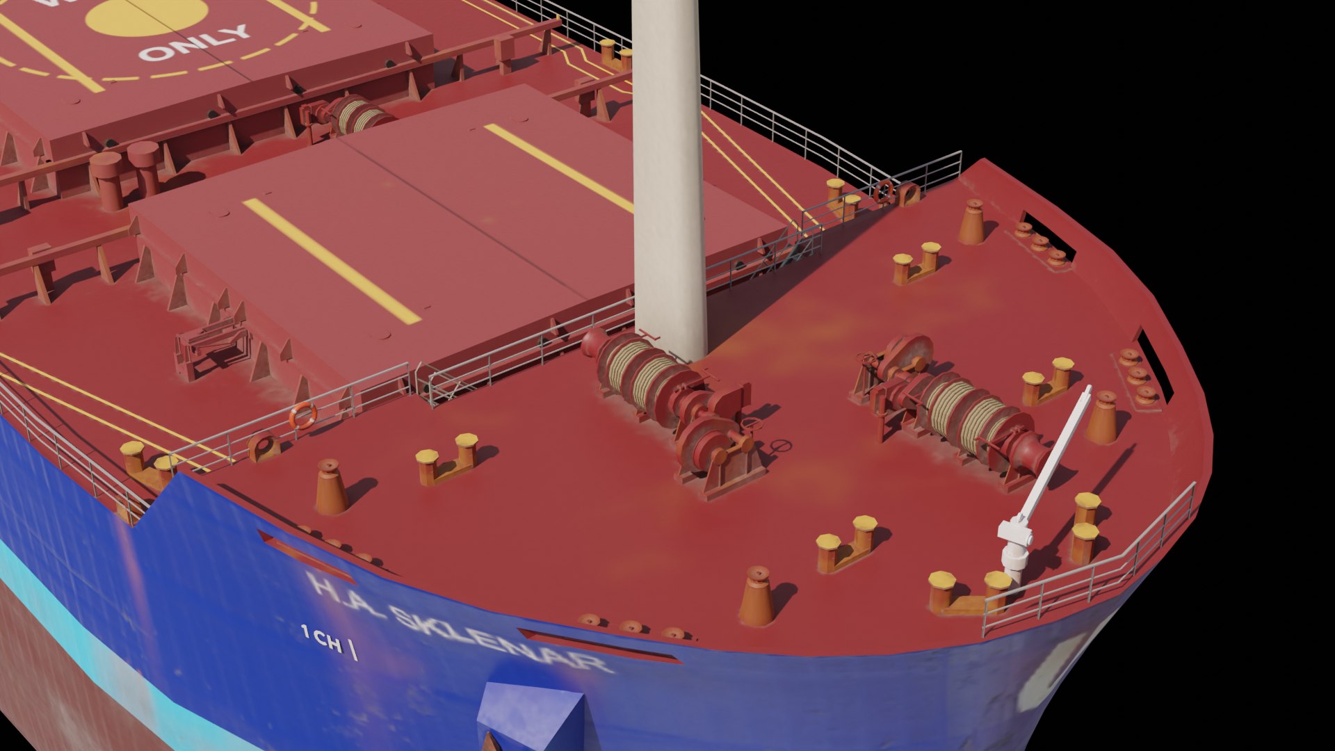 3D Self Discharger Vessel Model - TurboSquid 2160587