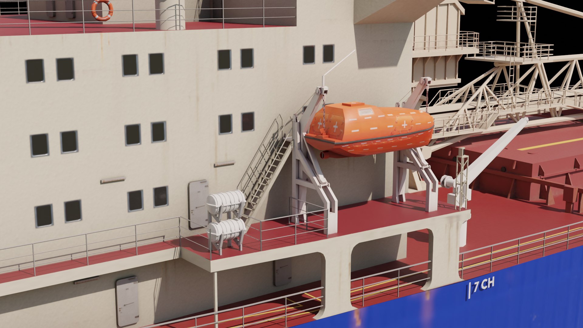 3D Self Discharger Vessel model - TurboSquid 2160587