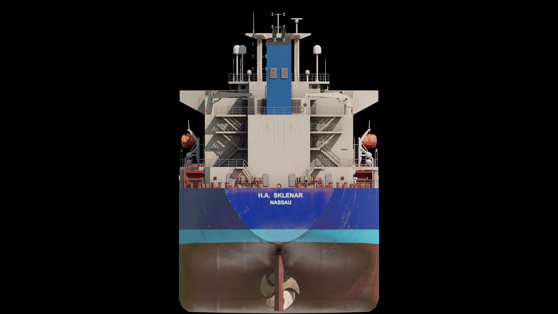 3D Self Discharger Vessel model - TurboSquid 2160587