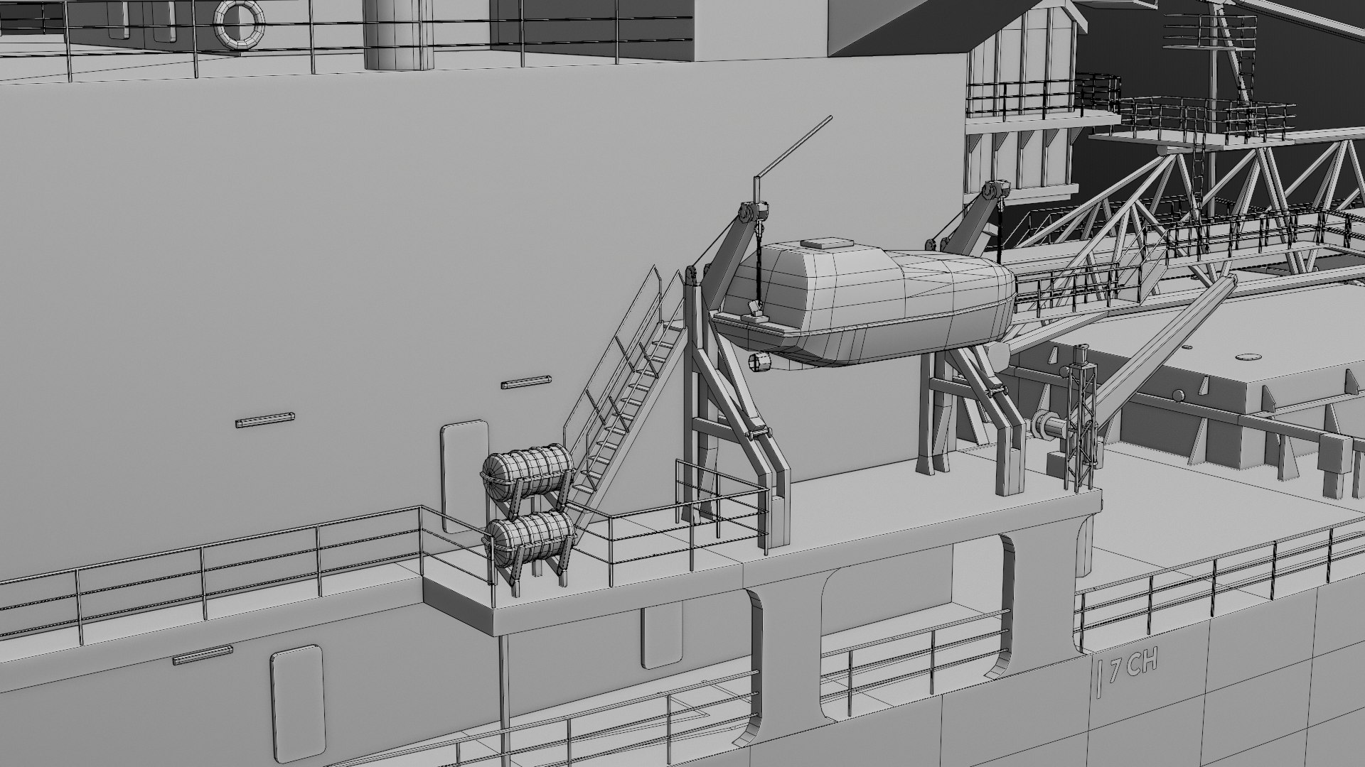 3D Self Discharger Vessel model - TurboSquid 2160587