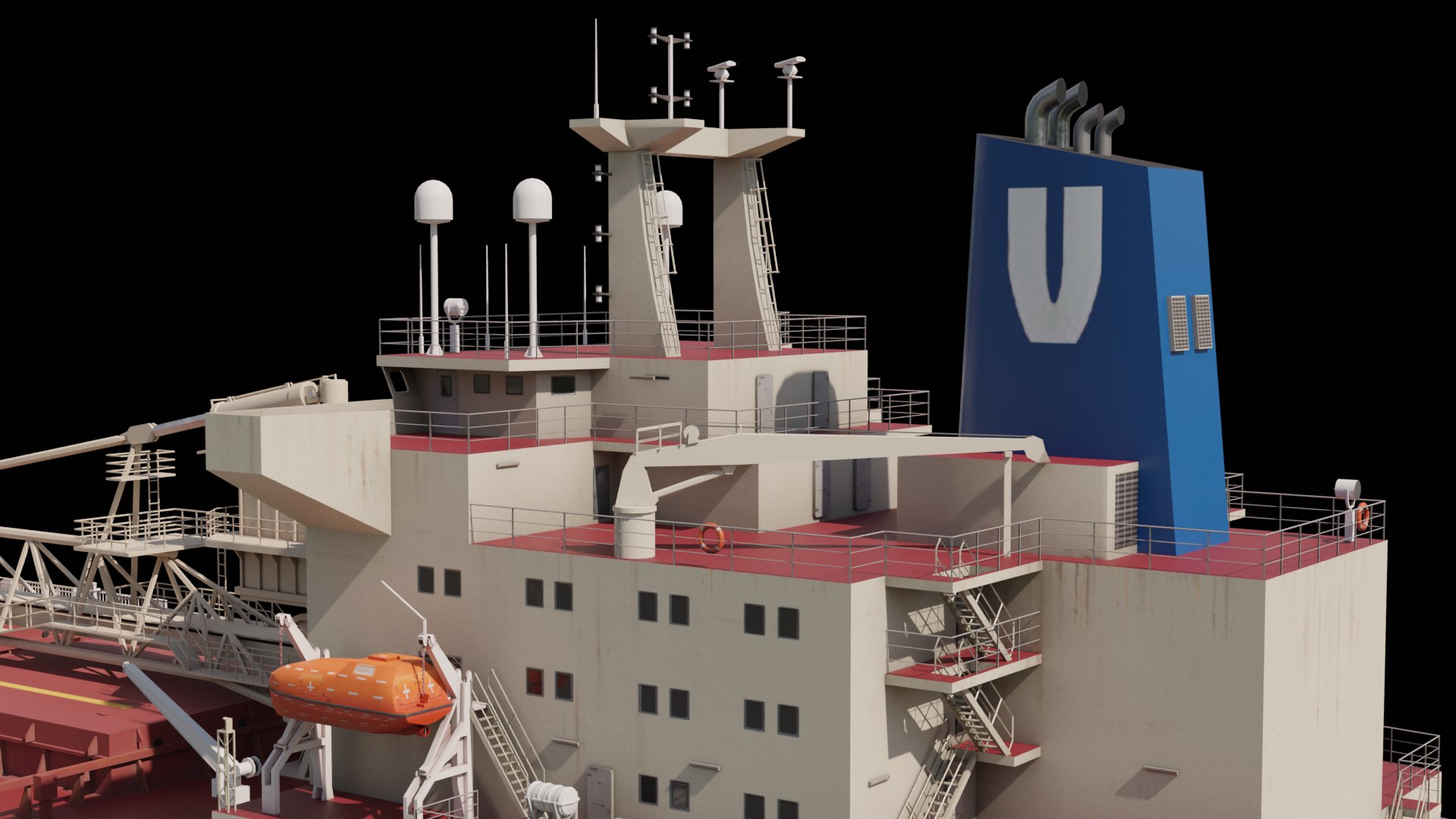 3D Self Discharger Vessel model - TurboSquid 2160587