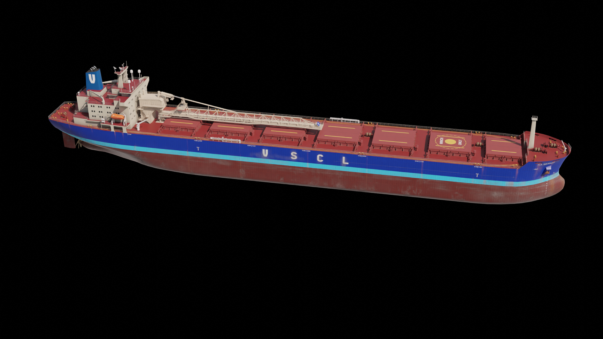 3D Self Discharger Vessel Model - TurboSquid 2160587