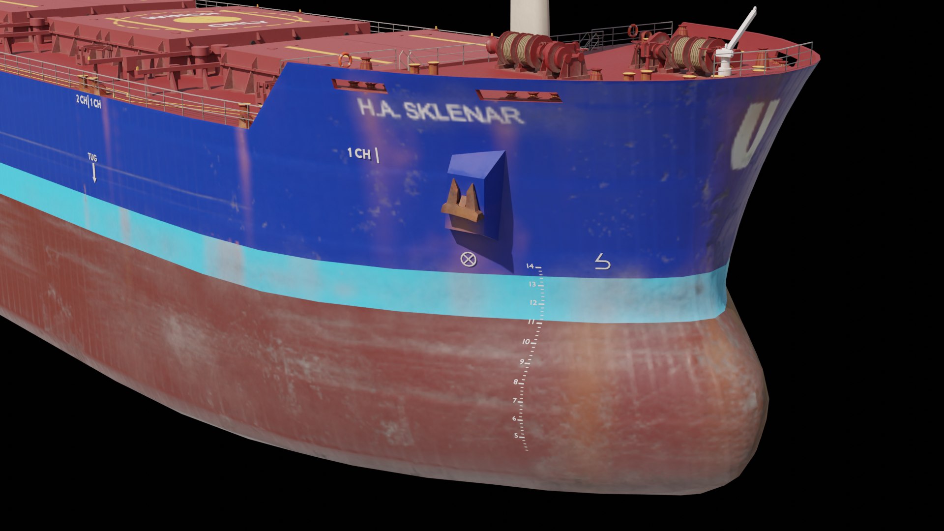 3D Self Discharger Vessel model - TurboSquid 2160587