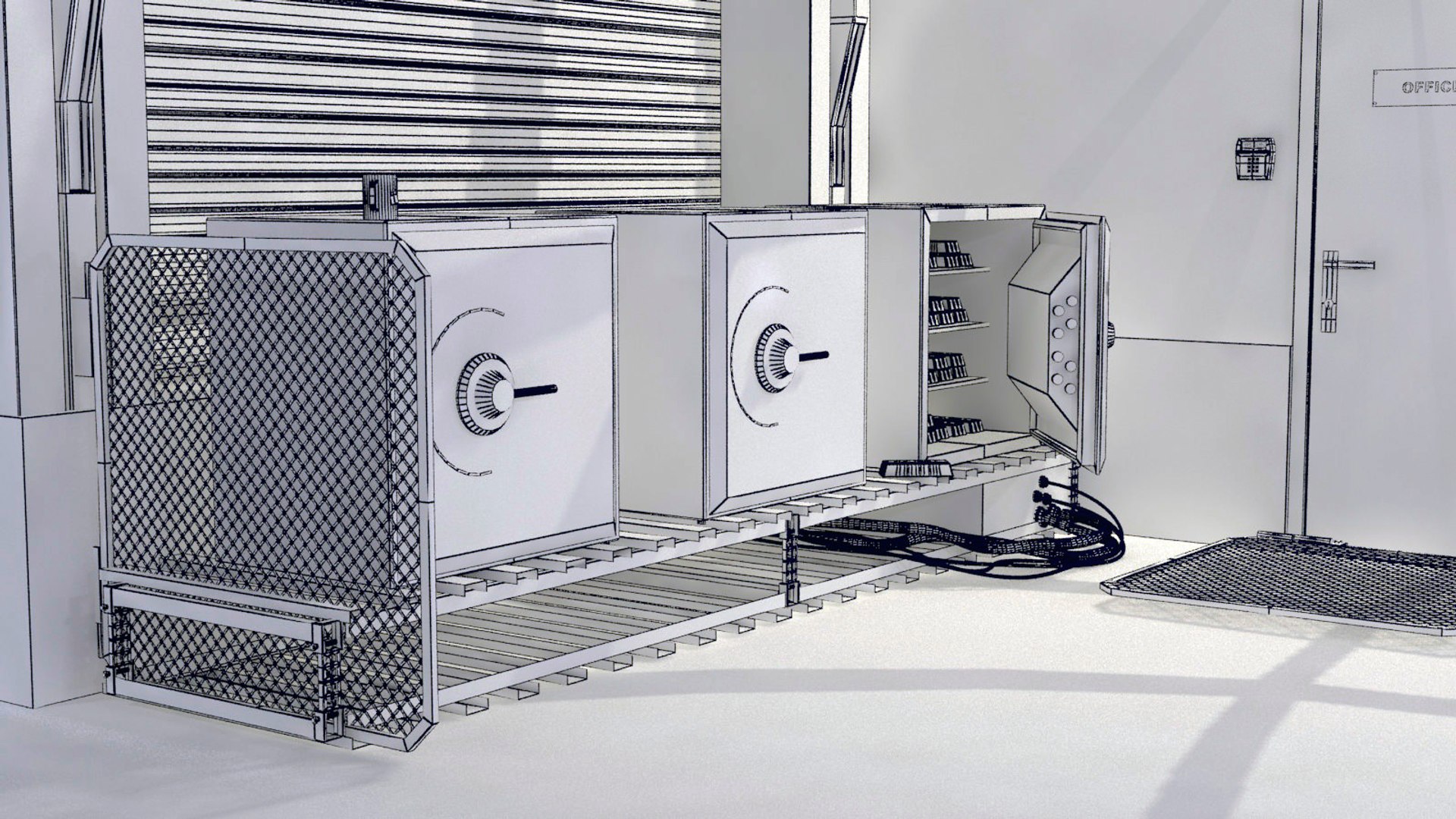 3D warehouse boxes safes model - TurboSquid 1348023