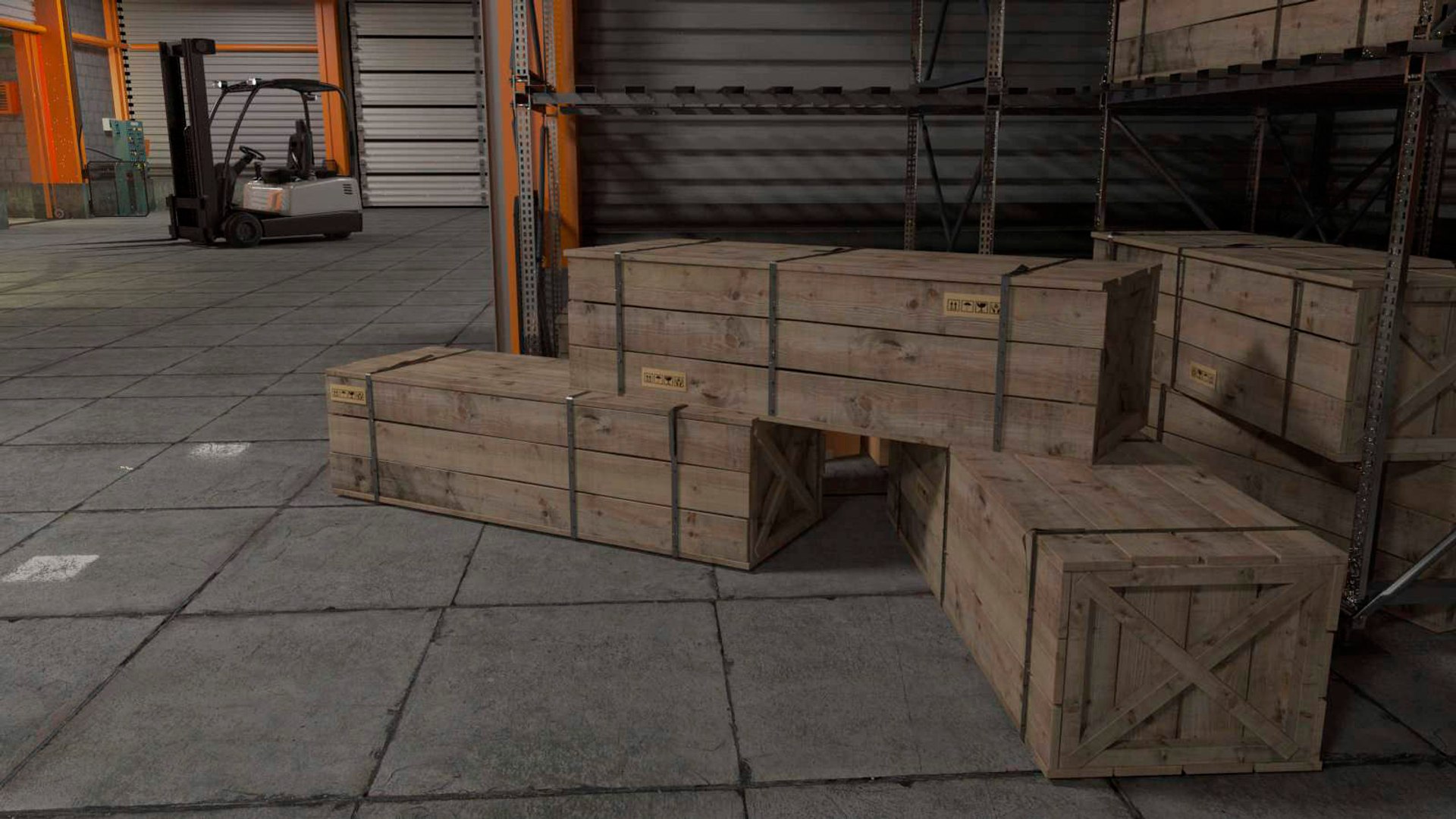 3D Warehouse Boxes Safes Model - TurboSquid 1348023