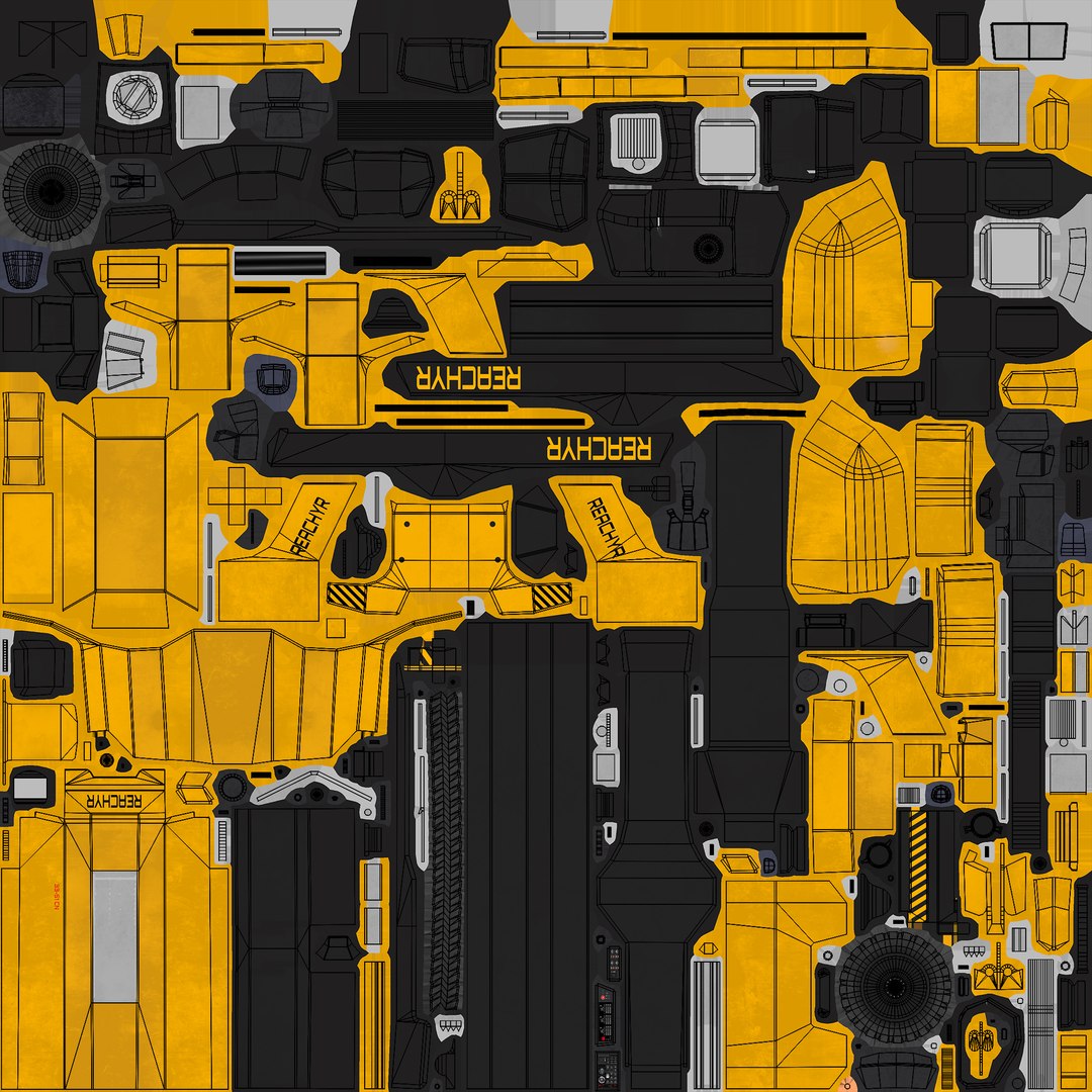 3D Reach Stacker - TurboSquid 2240073