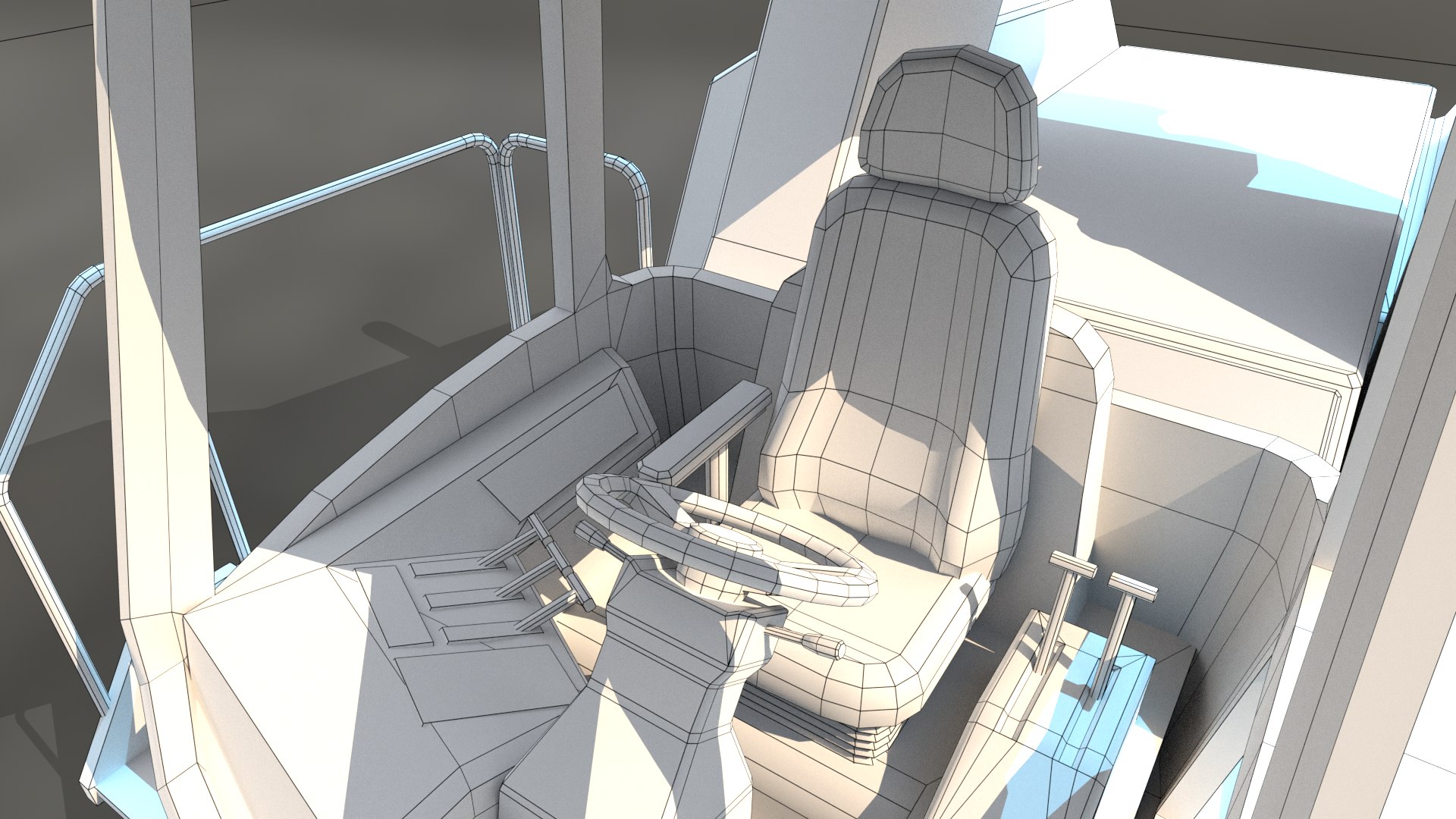 3D Reach Stacker - TurboSquid 2240073