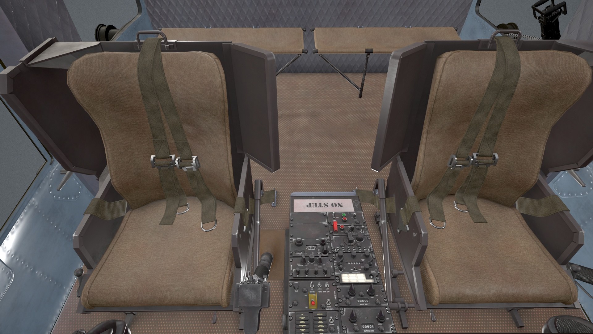 Bell UH-1B Blank Livery Basic Animation 3D Model - TurboSquid 2436117